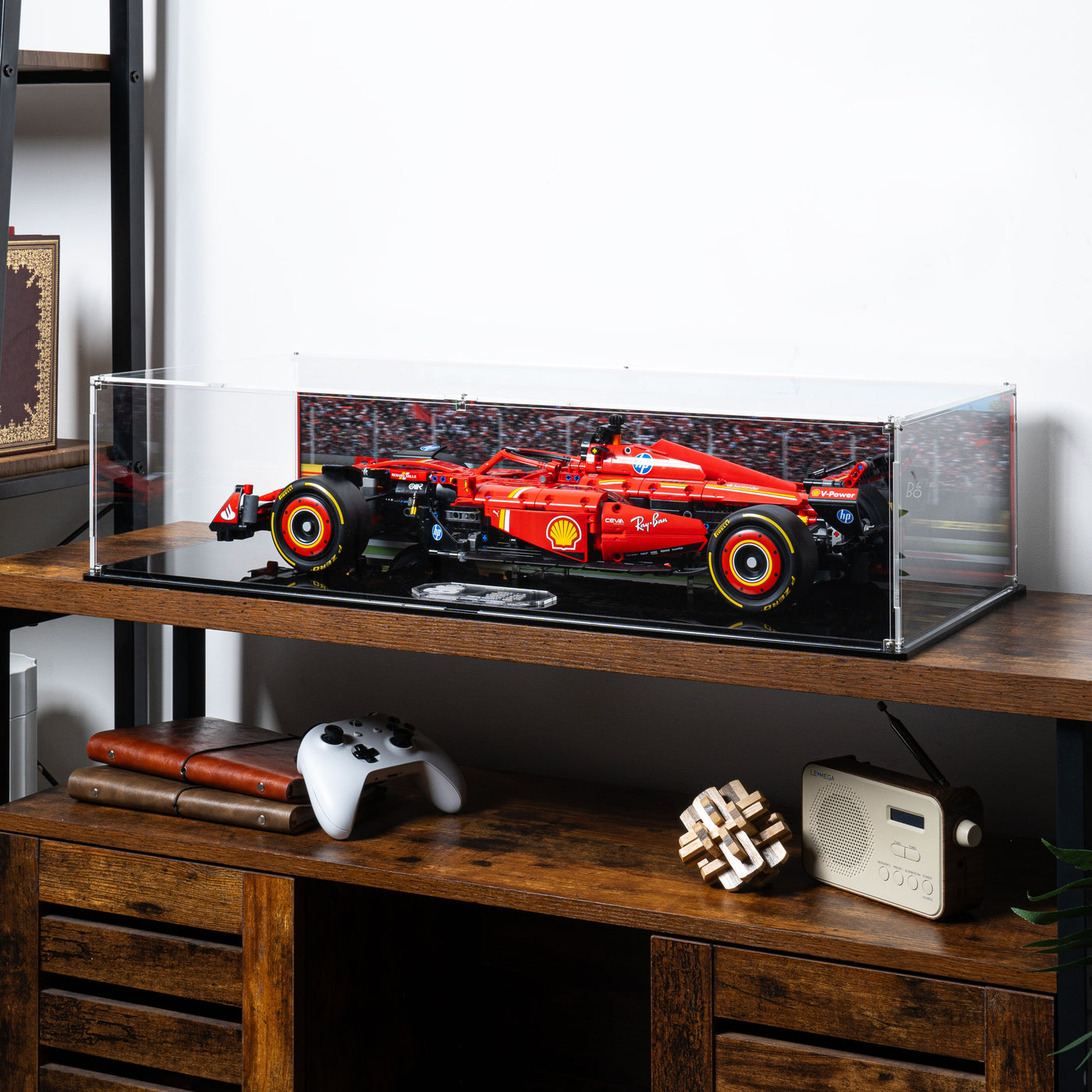 Display Case for LEGO Technic Ferrari SF-24 F1 Car 42207 — Wicked Brick