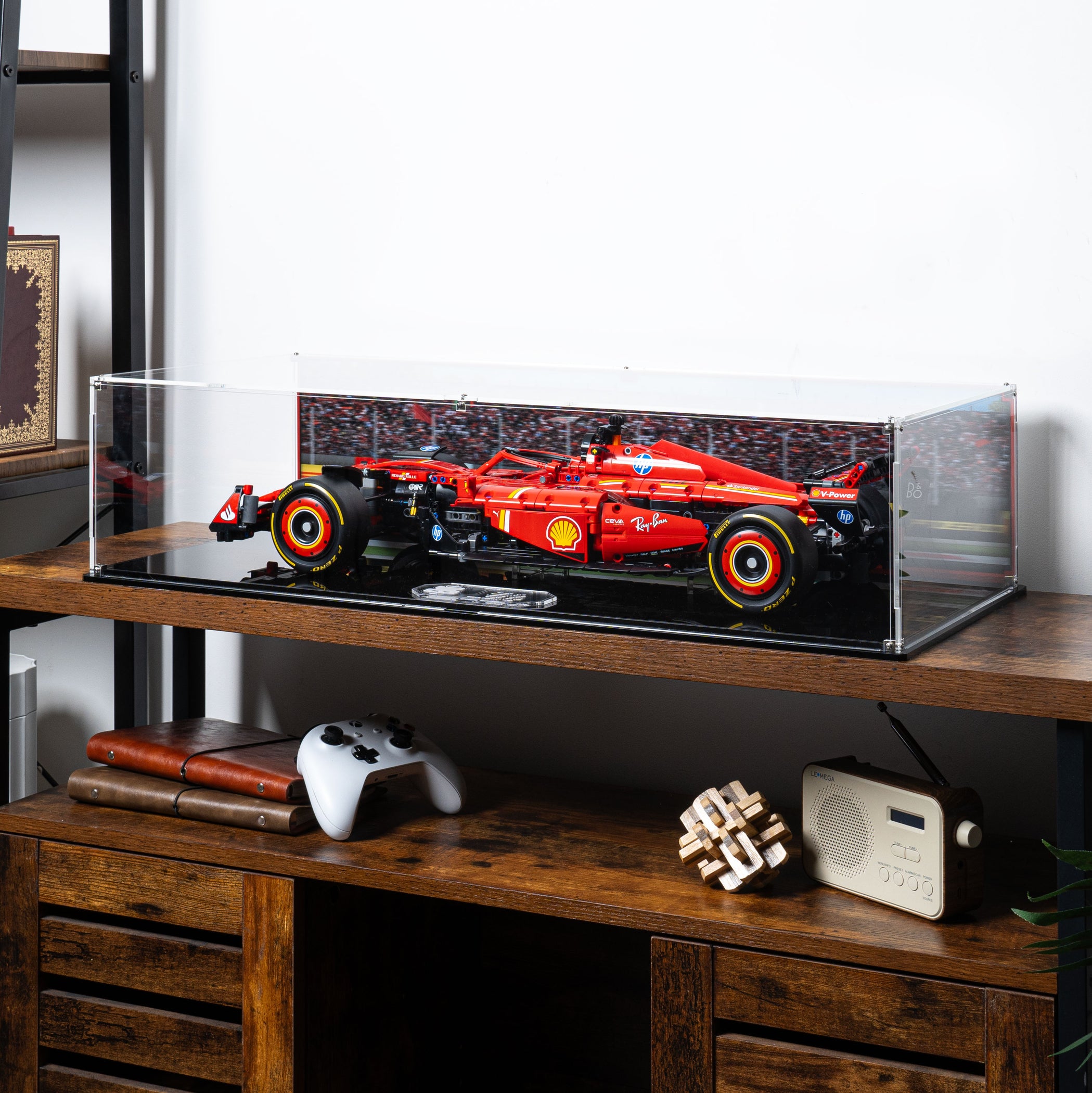 Display Case for LEGO Technic Ferrari SF-24 F1 Car 42207 — Wicked Brick