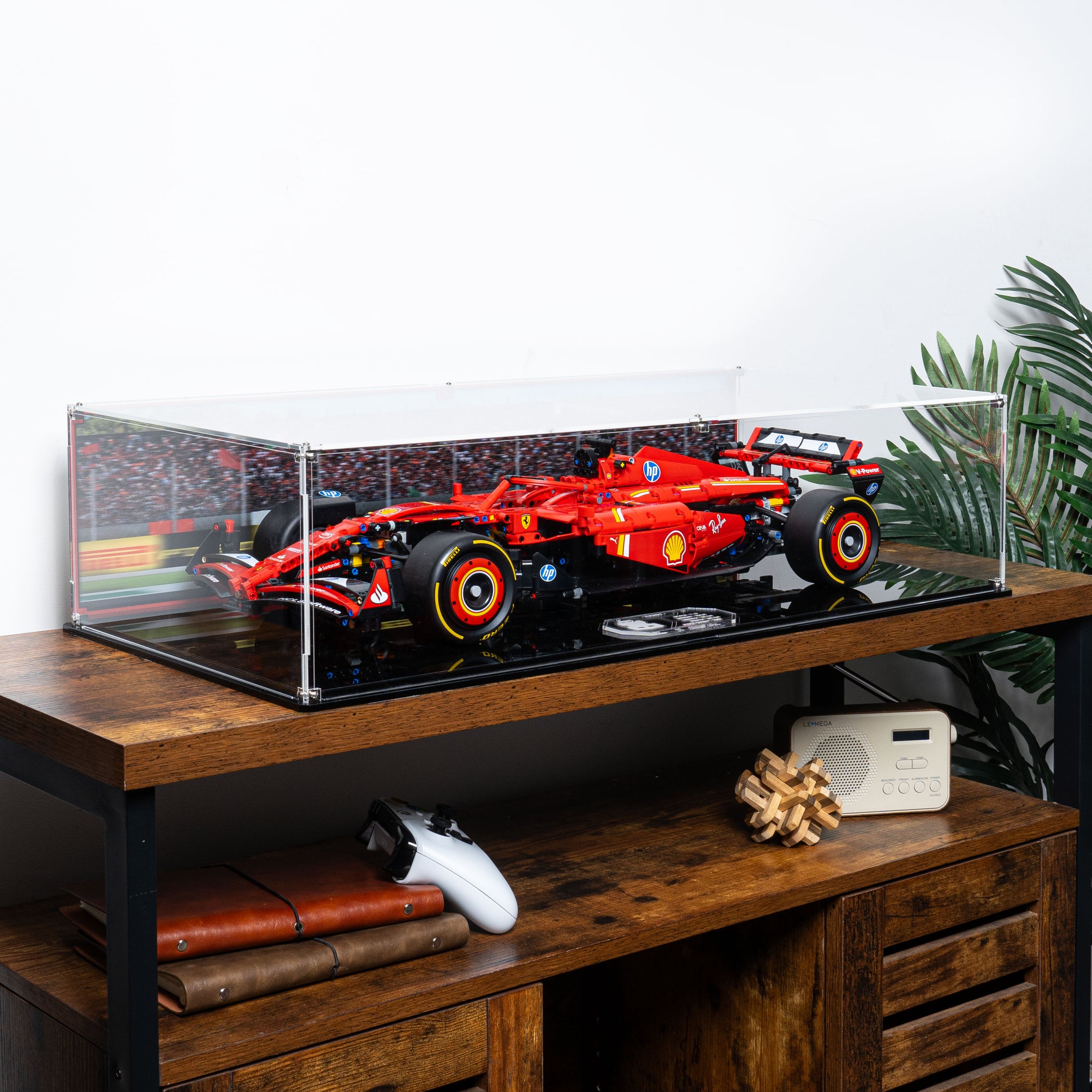 Display Case for LEGO Technic Ferrari SF-24 F1 Car 42207 — Wicked Brick