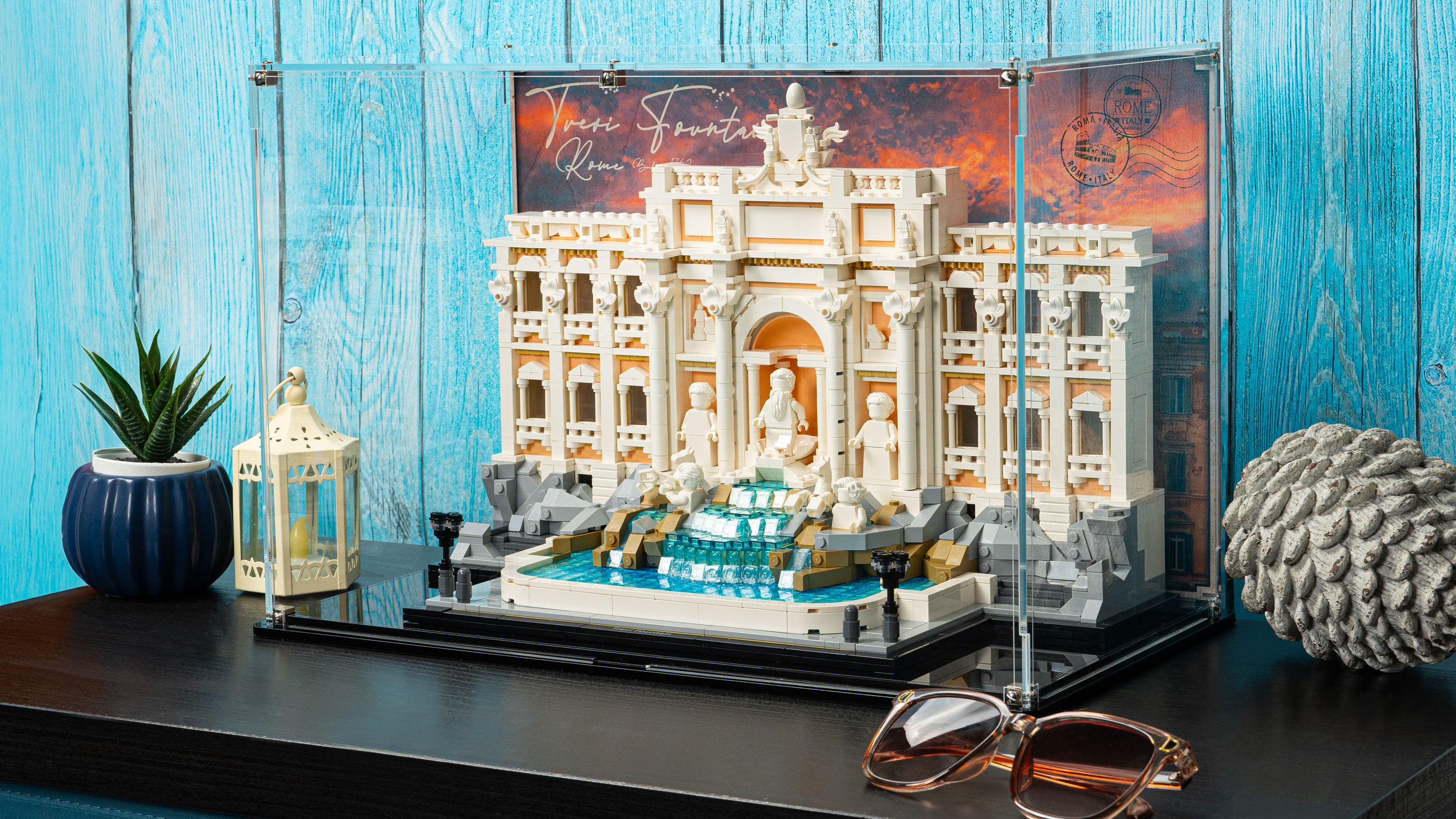 Display Case for LEGO® Architecture: Trevi Fountain (21062) — Wicked Brick
