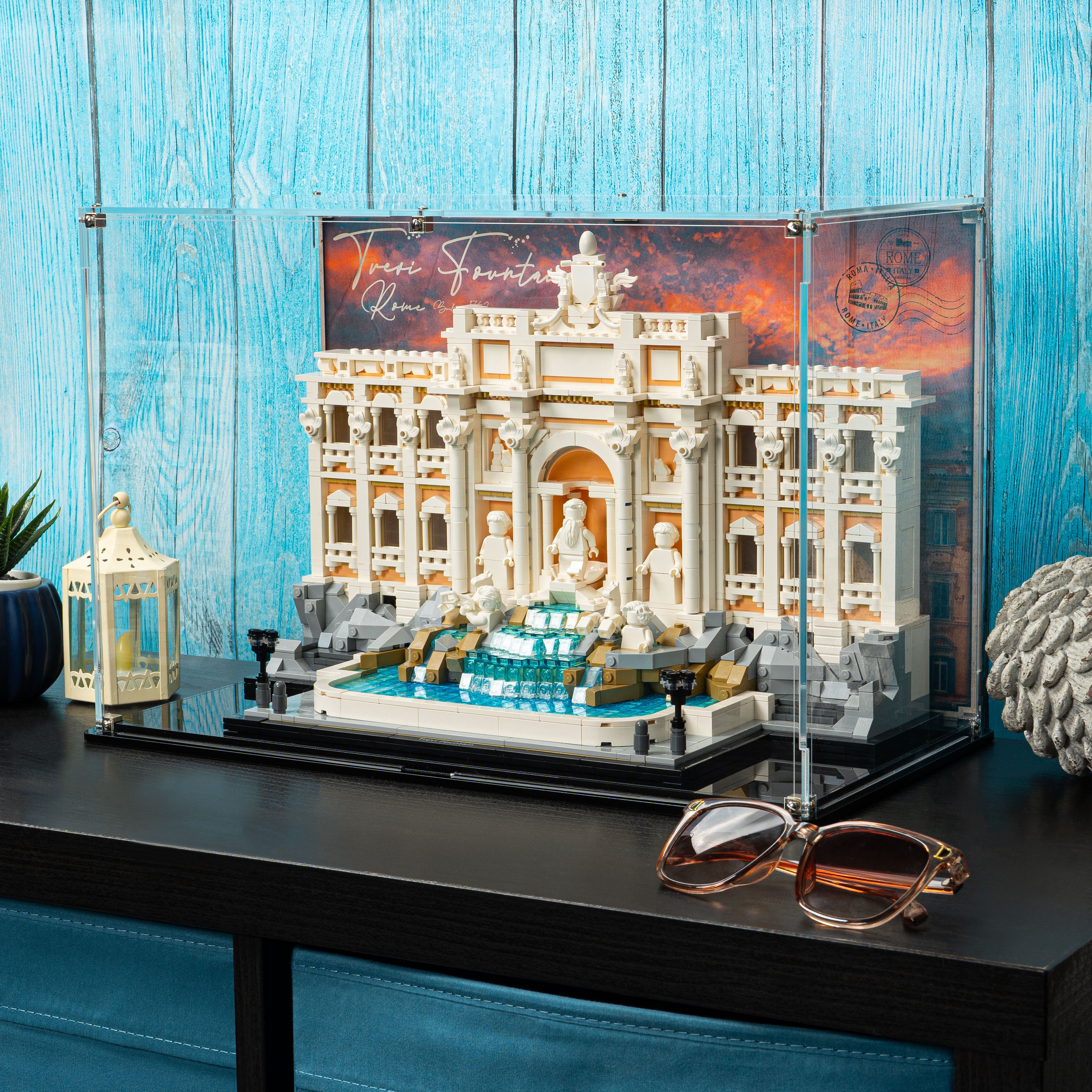 Display Case for LEGO Architecture Trevi Fountain 21062 — Wicked Brick