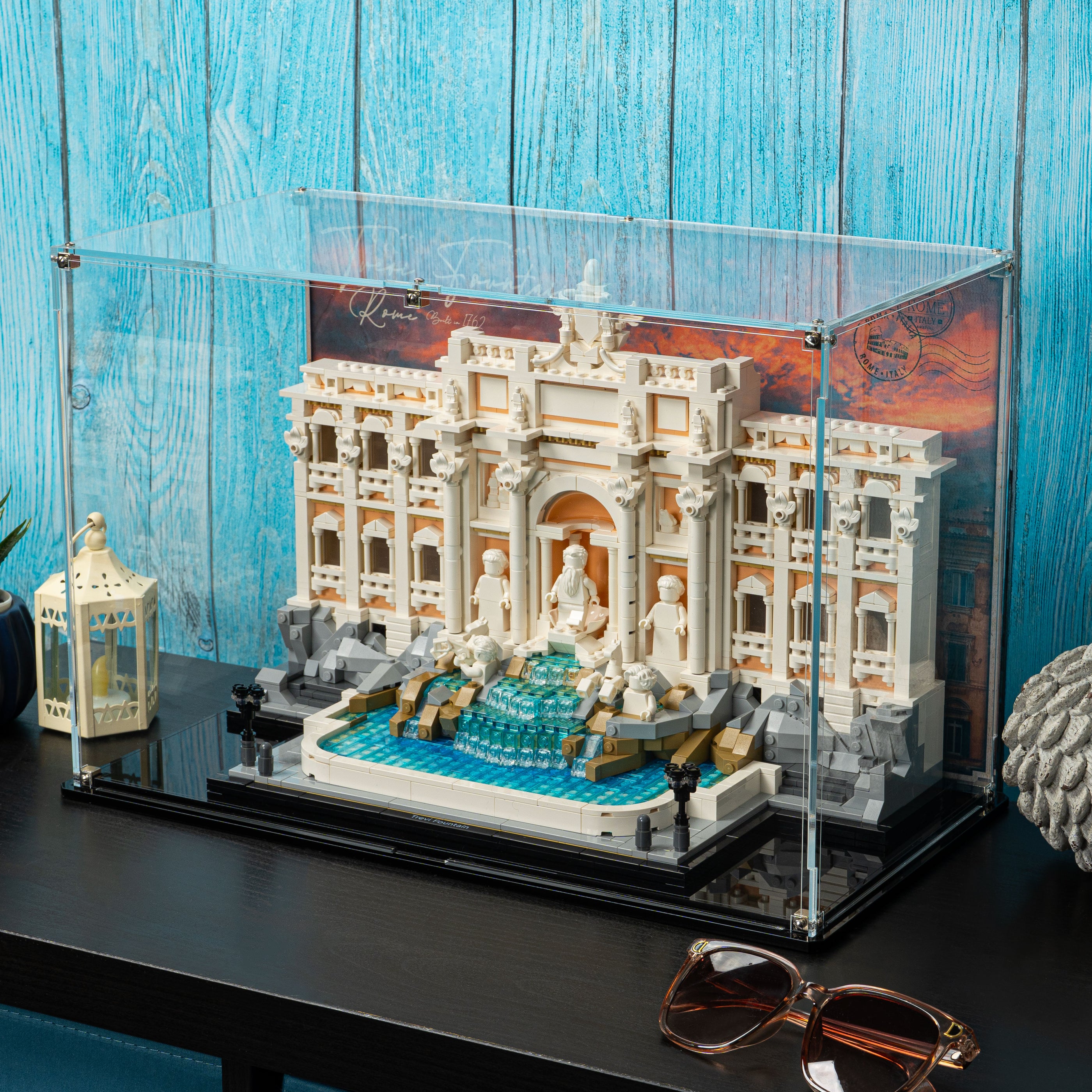 Display Case for LEGO® Architecture: Trevi Fountain (21062) — Wicked Brick