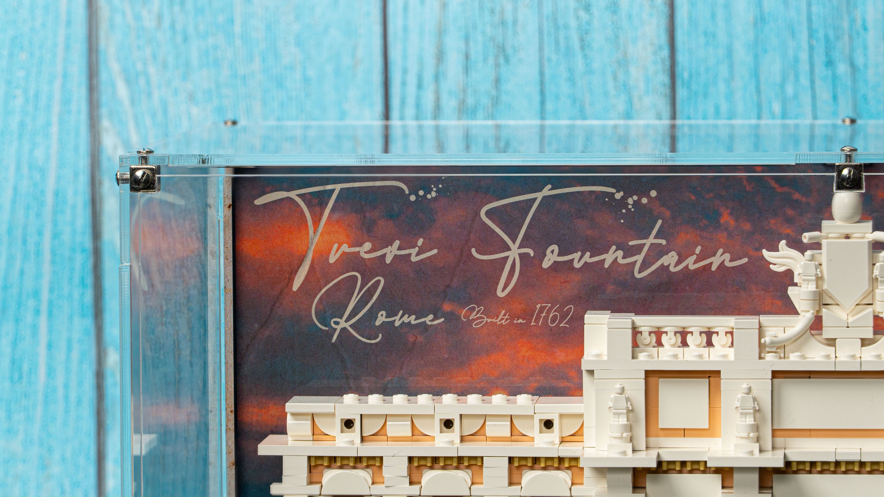 Display Case for LEGO® Architecture: Trevi Fountain (21062) — Wicked Brick