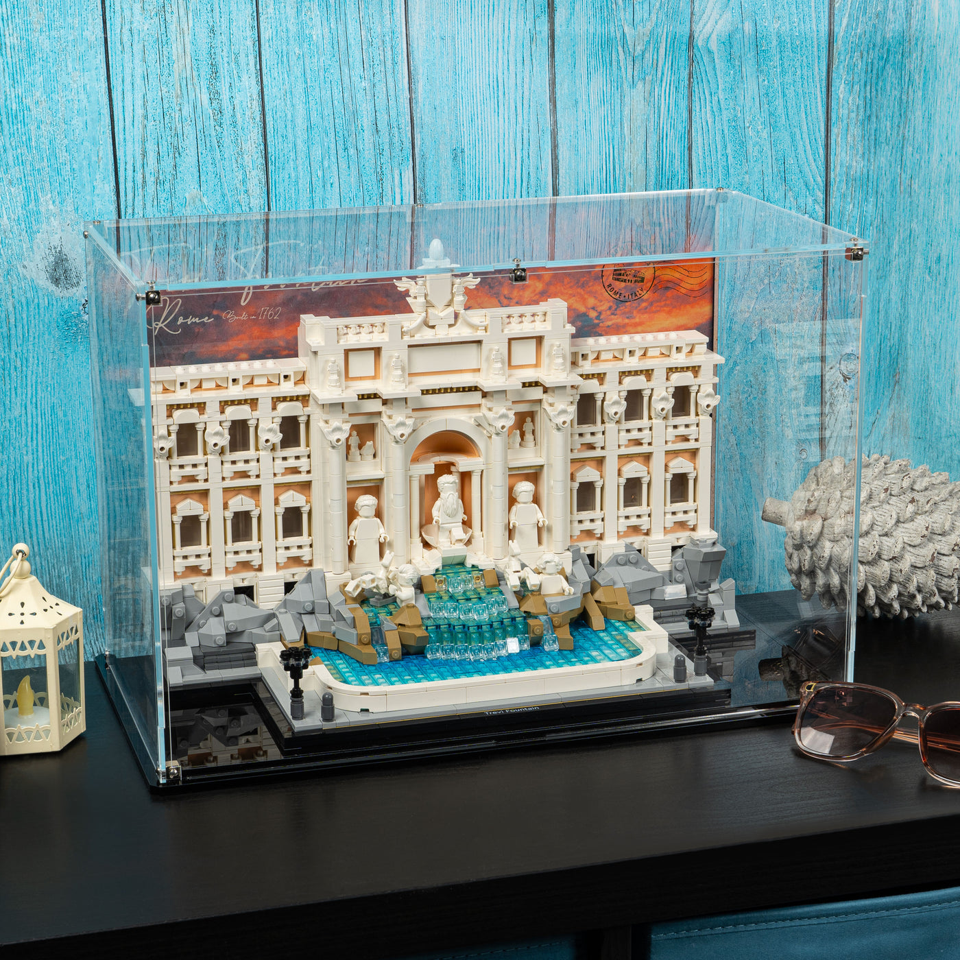 Display Case for LEGO® Architecture: Trevi Fountain (21062) — Wicked Brick
