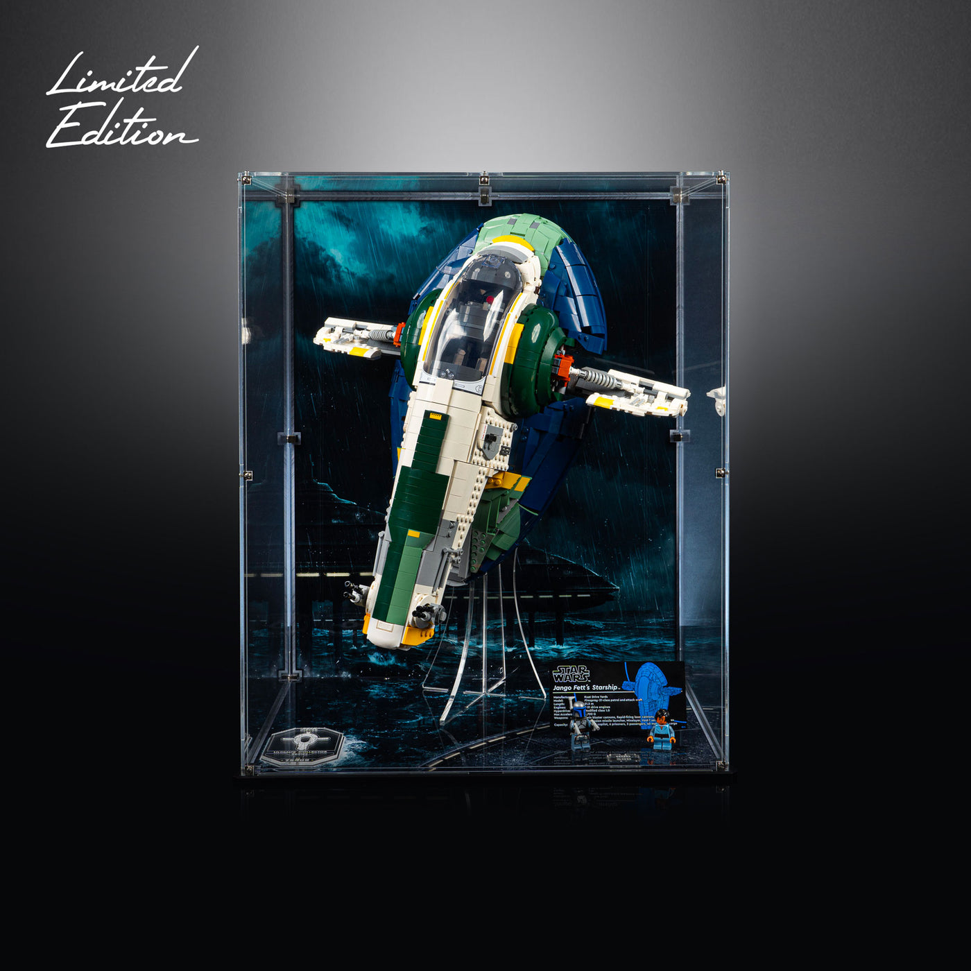 Limited Edition Display Case for LEGO® Star Wars™ Jango Fett's Firespr ...
