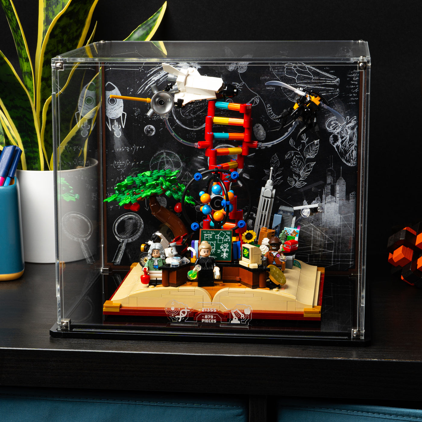 Display Case for LEGO Ideas The Evolution of STEM 21355 — Wicked Brick