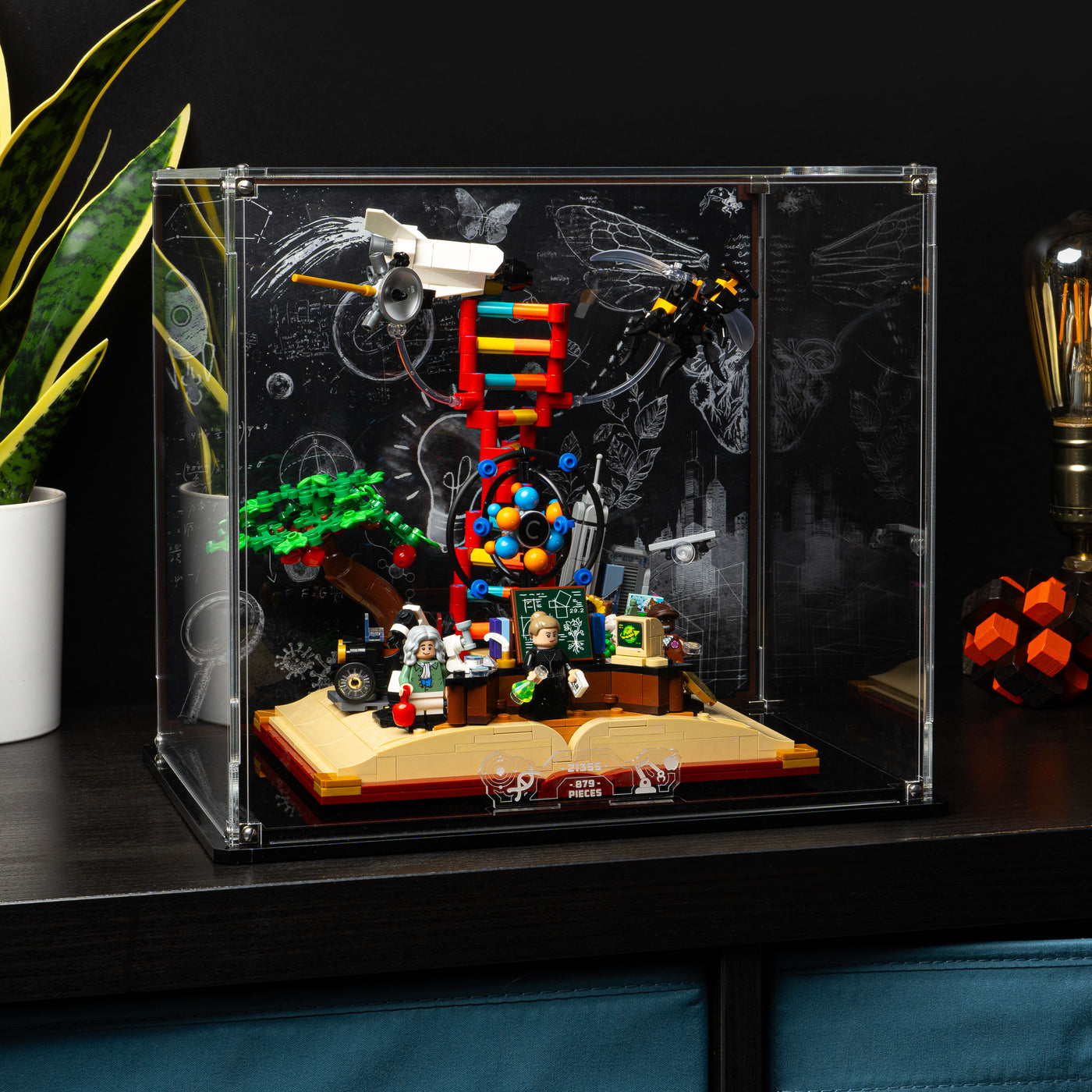 Display Case for LEGO Ideas The Evolution of STEM 21355 — Wicked Brick