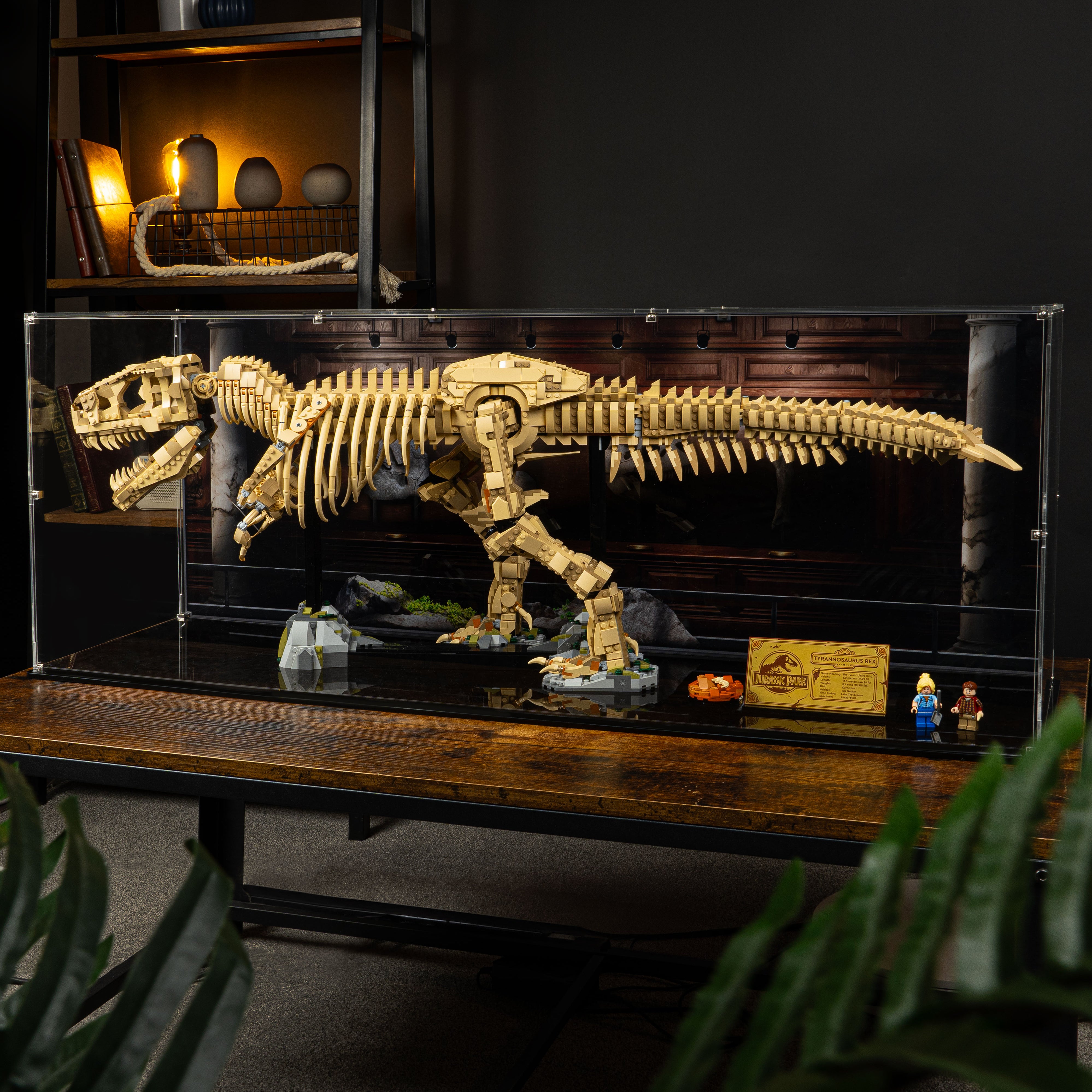 Display Case for LEGO Jurassic Park Dinosaur Fossils T-Rex 76968 ...