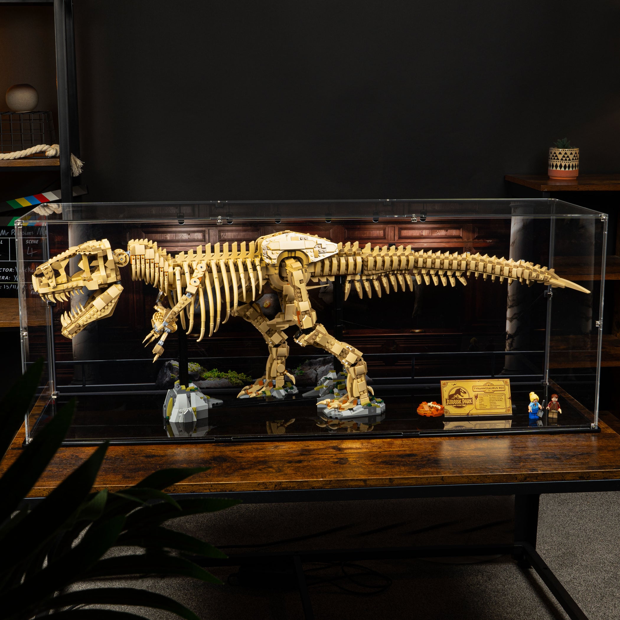 Display Case for LEGO Jurassic Park Dinosaur Fossils T-Rex 76968 ...