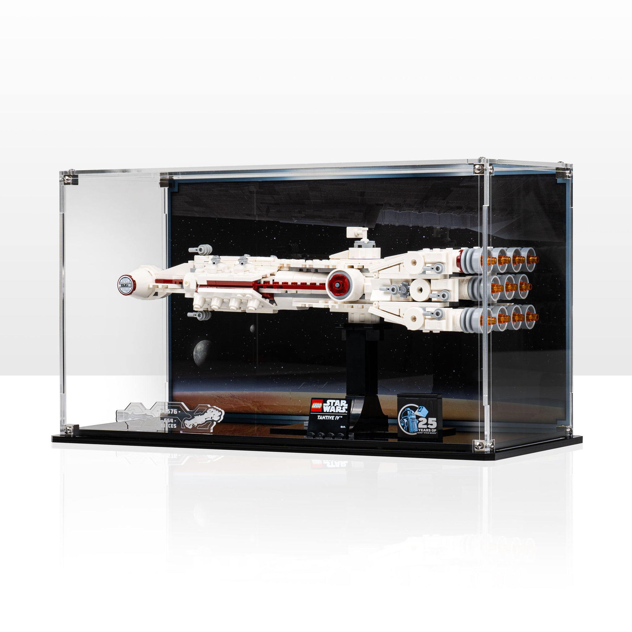 Display Case for LEGO® Star Wars™ Tantive IV™ (75376) — Wicked Brick