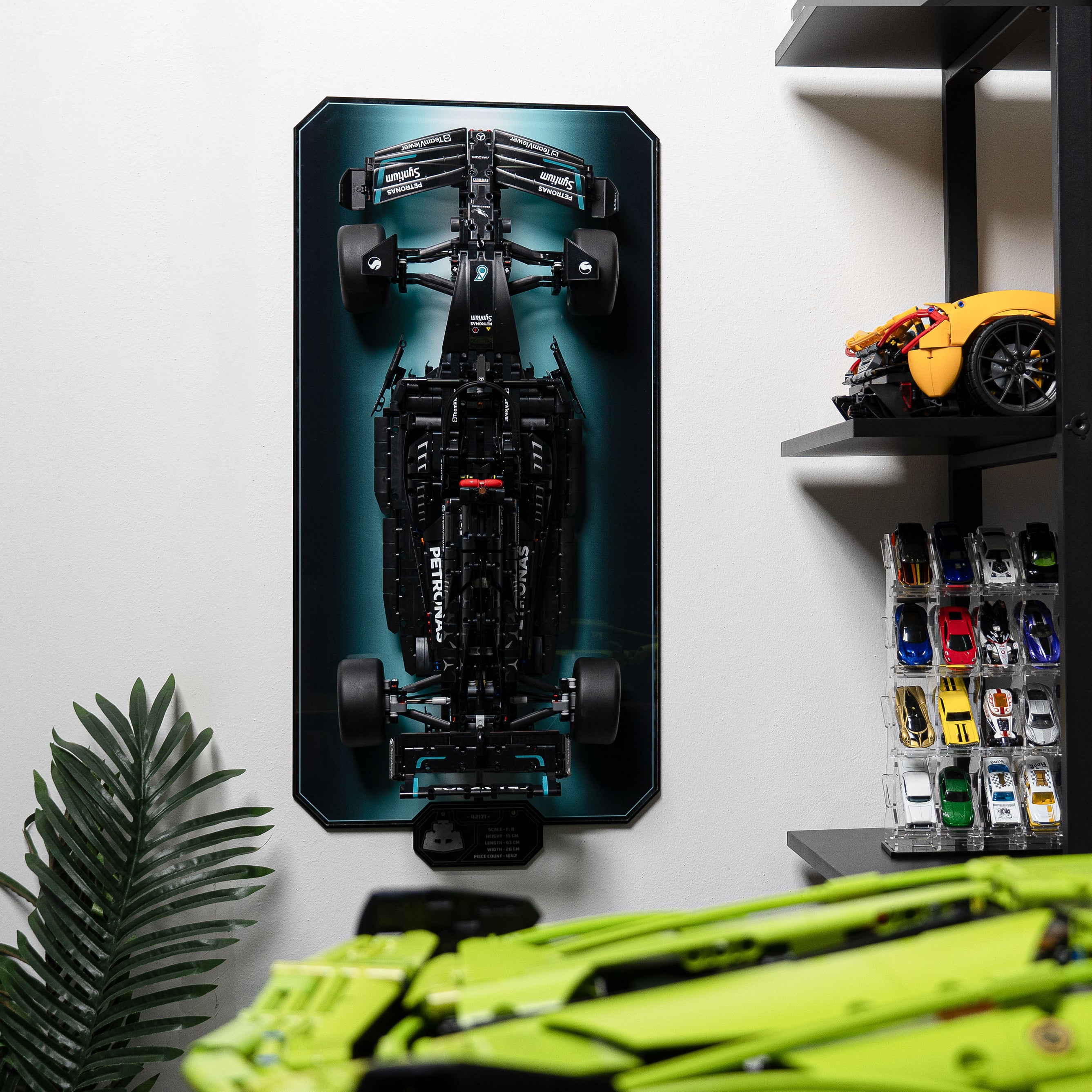 Wall Mounted Display Stand for LEGO® Technic™ Mercedes-AMG F1 W14 E (4 ...