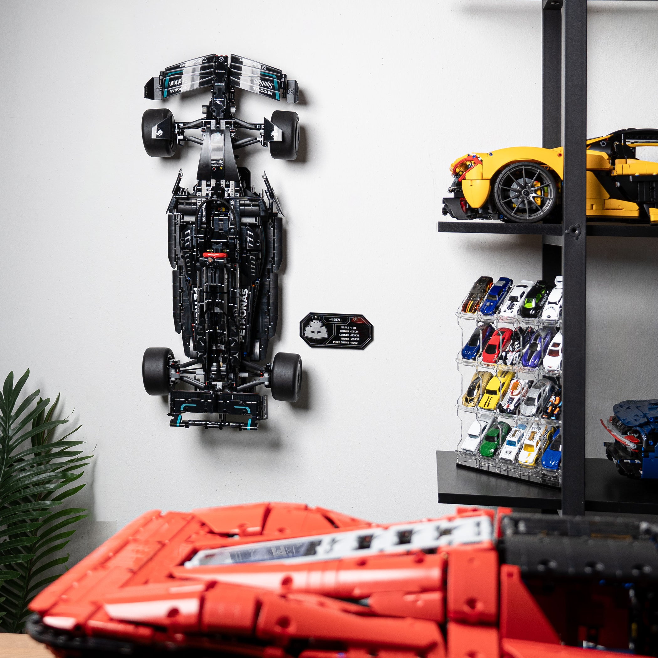 Wall Mounted Display Stand for LEGO® Technic™ Mercedes-AMG F1 W14 E (4 ...
