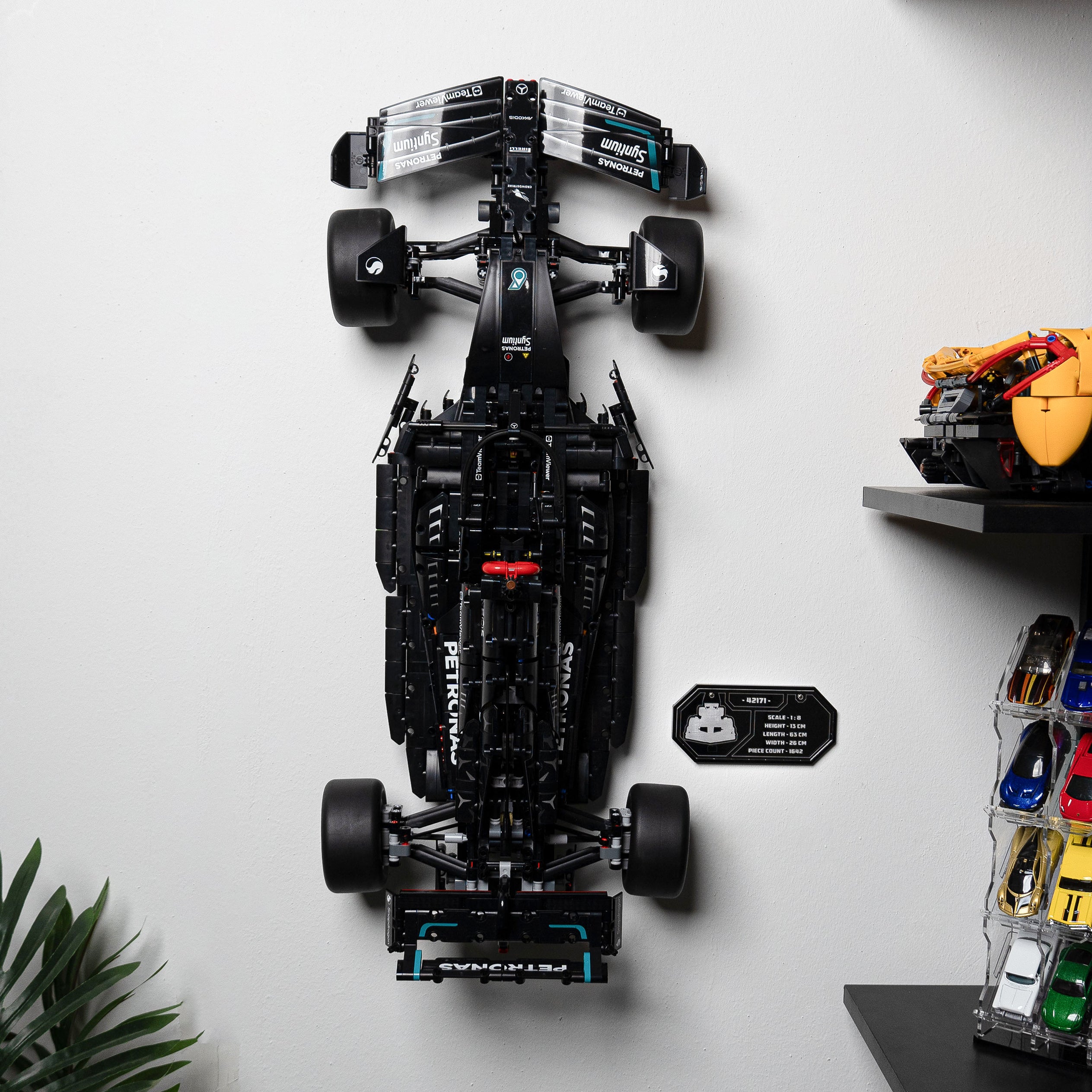 Wall Mounted Display Stand for LEGO® Technic™ Mercedes-AMG F1 W14 E (4 ...