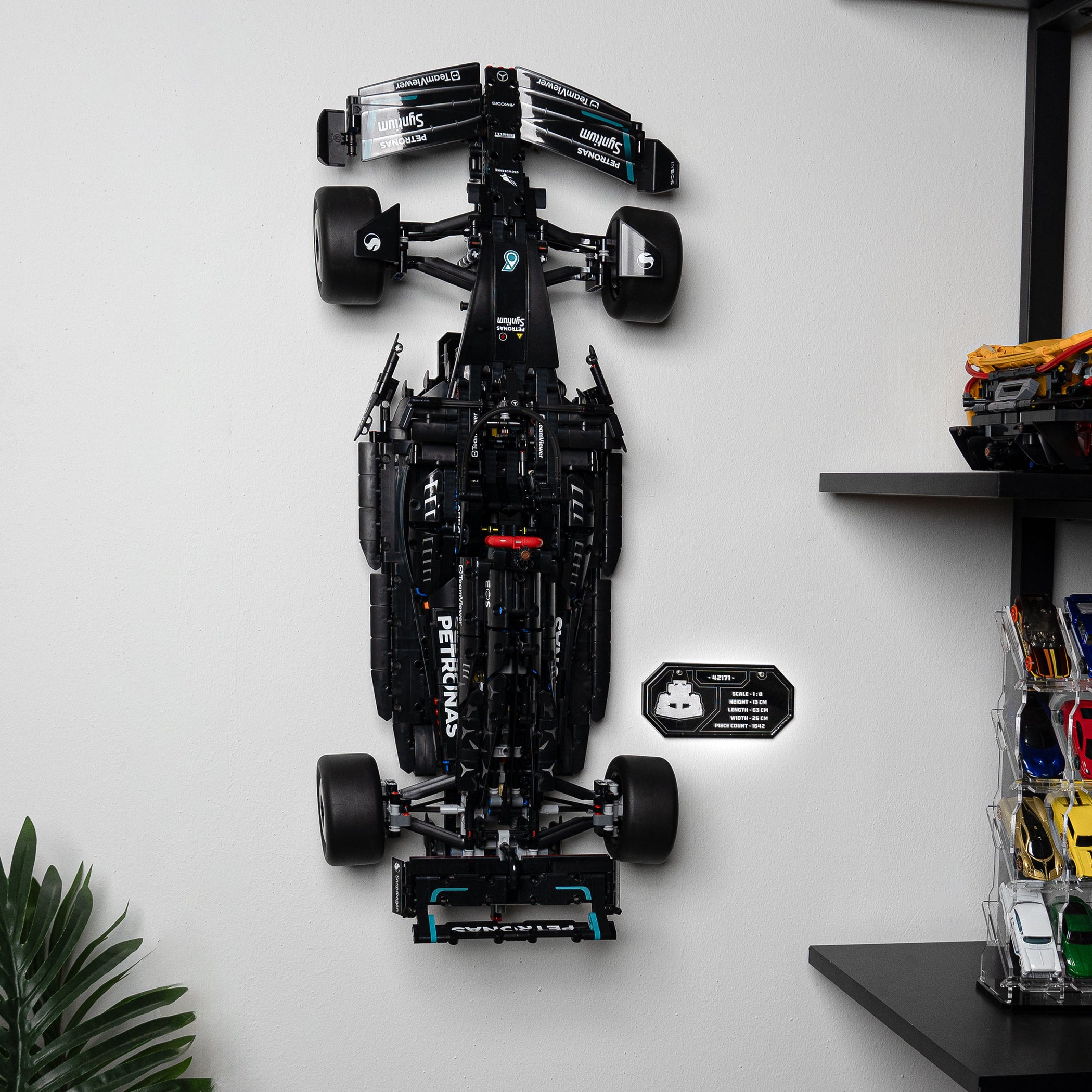 Wall Mounted Display Stand for LEGO® Technic™ Mercedes-AMG F1 W14 E (4 ...