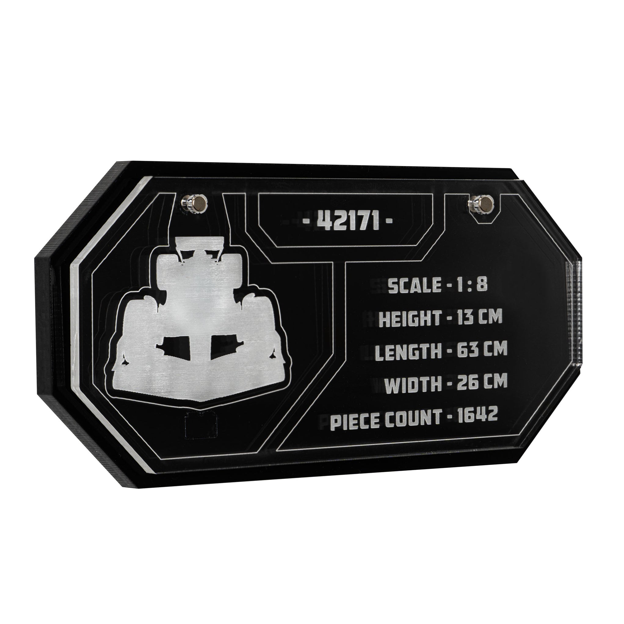 Wall Mounted Display Stand for LEGO® Technic™ Mercedes-AMG F1 W14 E (4 ...