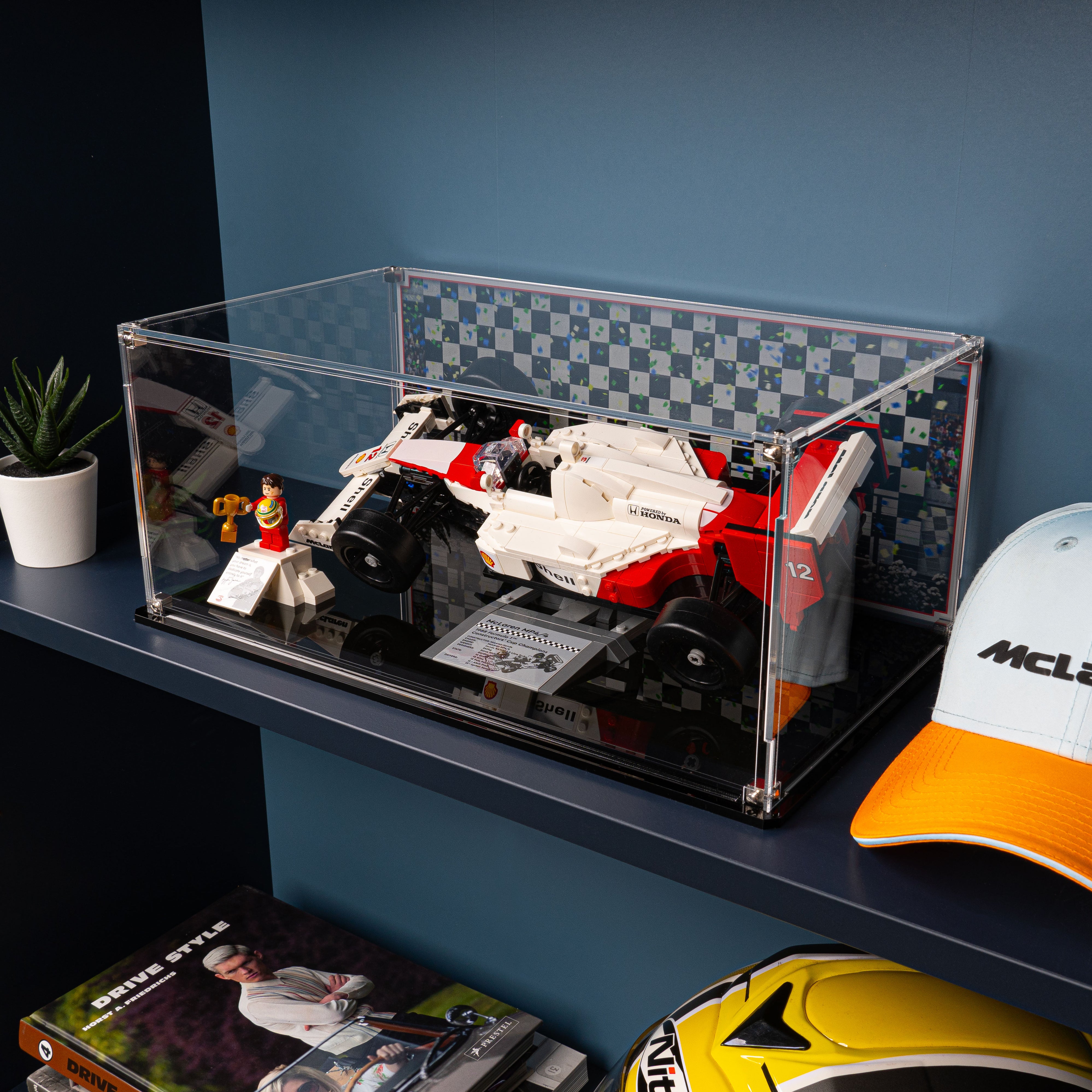 Display Case for LEGO Icons McLaren MP4/4 & Ayrton Senna 10330 — Wicked ...