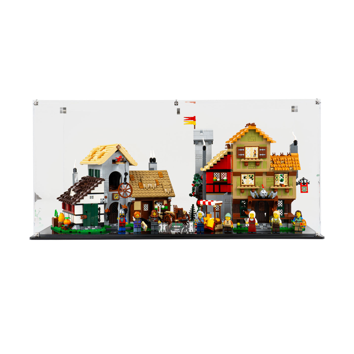 Display Case for LEGO® Icons Medieval Town Square (10332) — Wicked Brick
