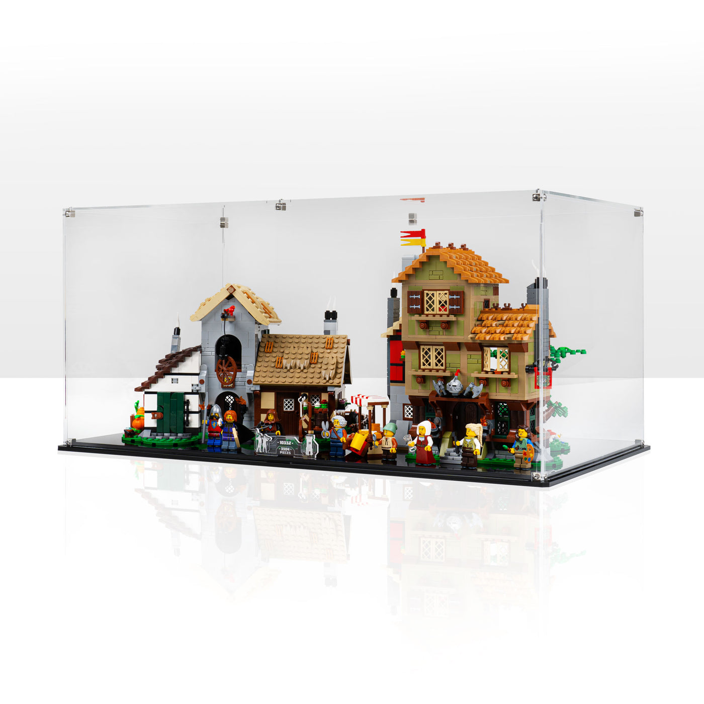 Display Case for LEGO® Icons Medieval Town Square (10332) — Wicked Brick