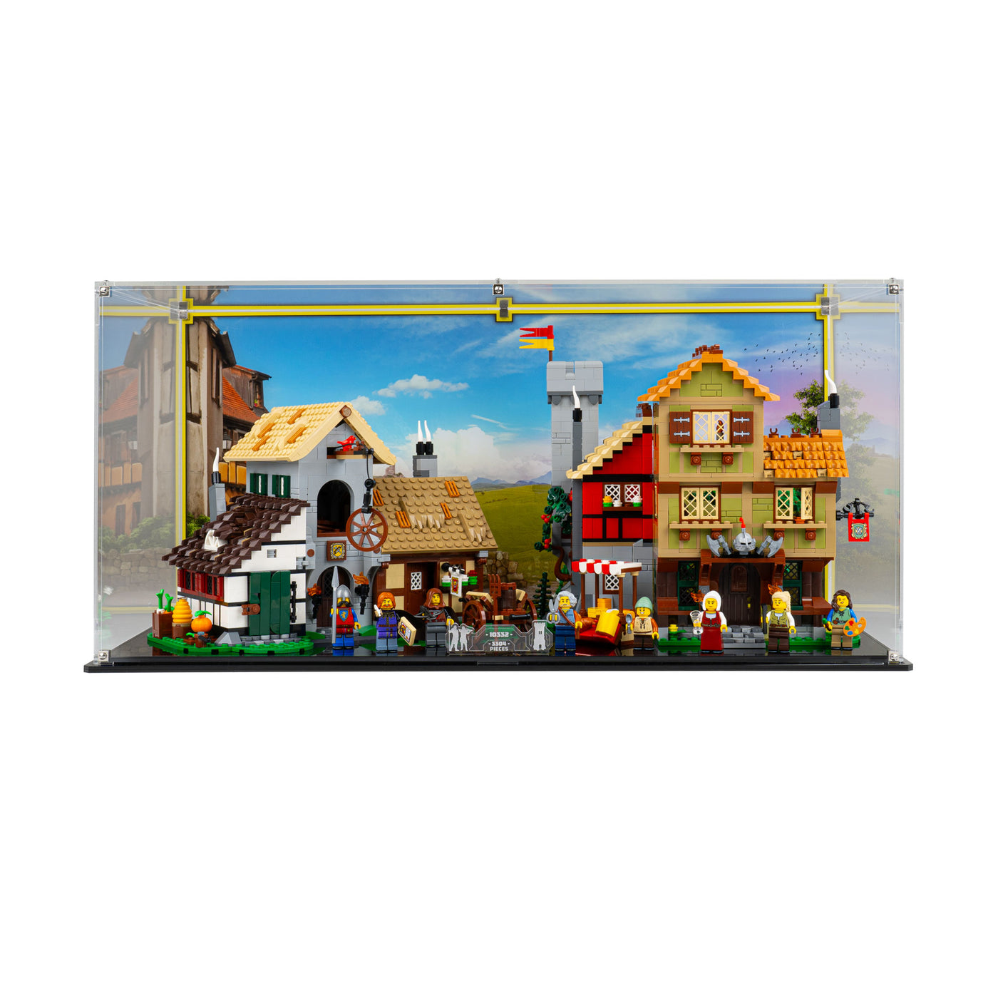 Display Case for LEGO® Icons Medieval Town Square (10332) — Wicked Brick