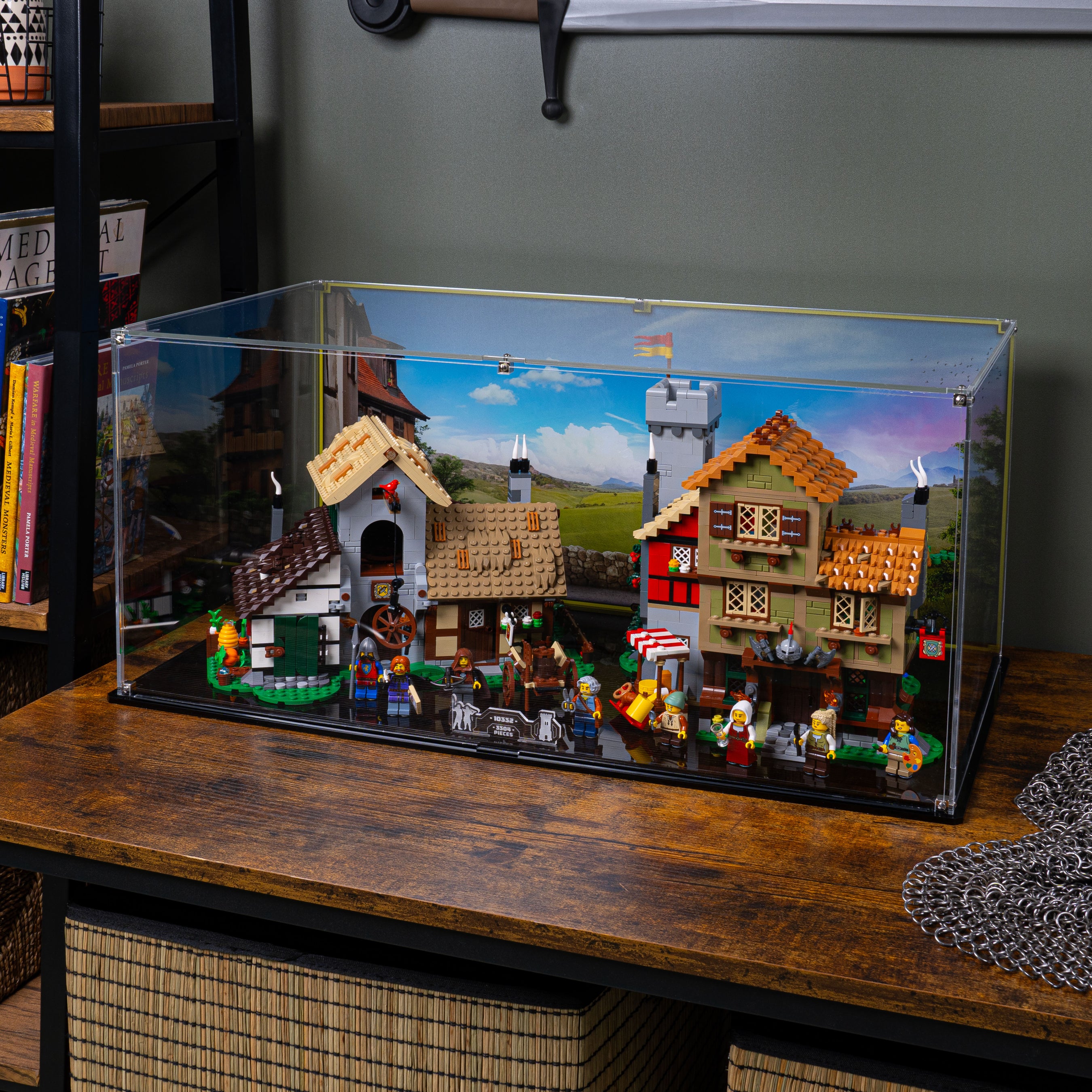 Display Case for LEGO® Icons Medieval Town Square (10332) — Wicked Brick