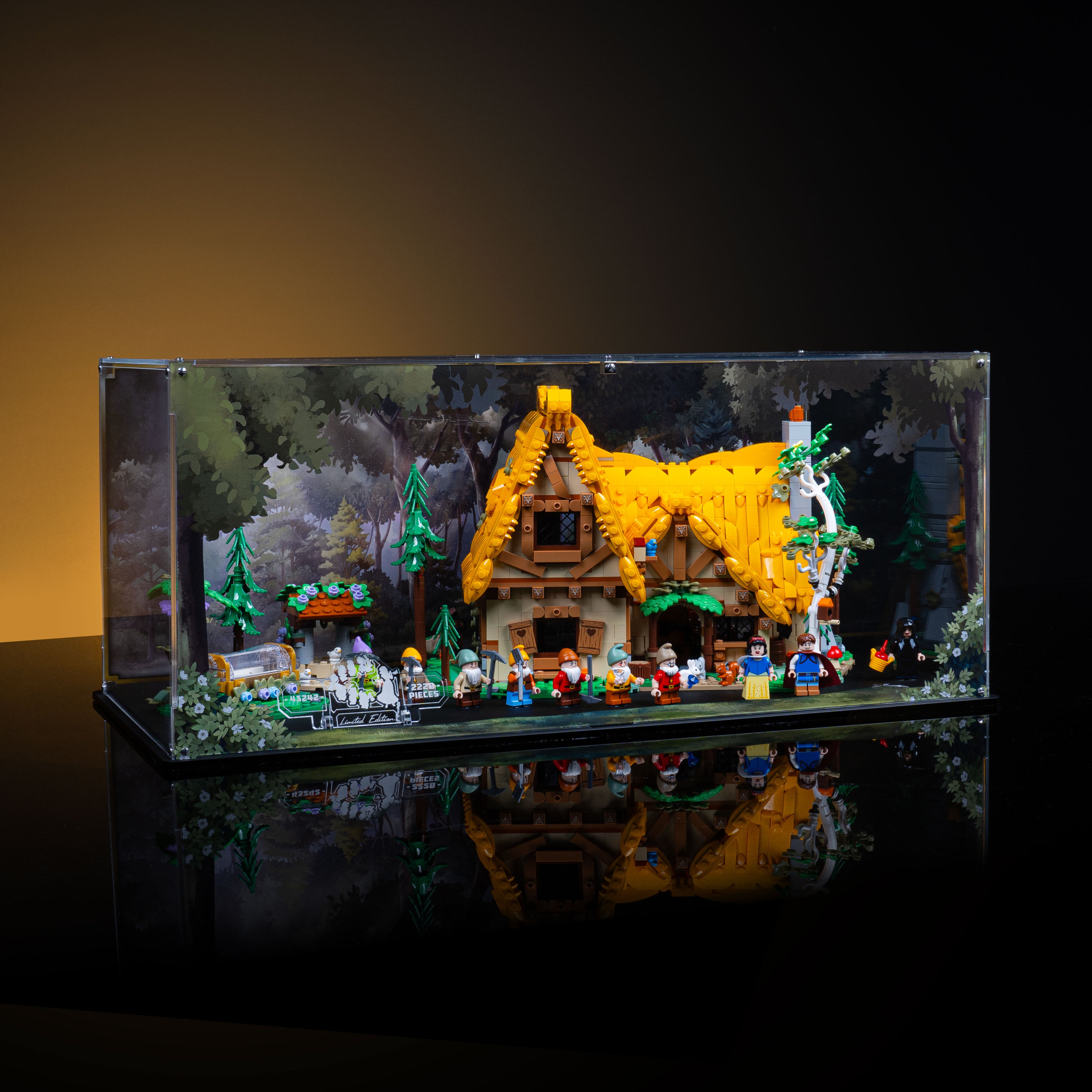 Display Case for LEGO Snow White and the Seven Dwarfs' Cottage 43242 ...