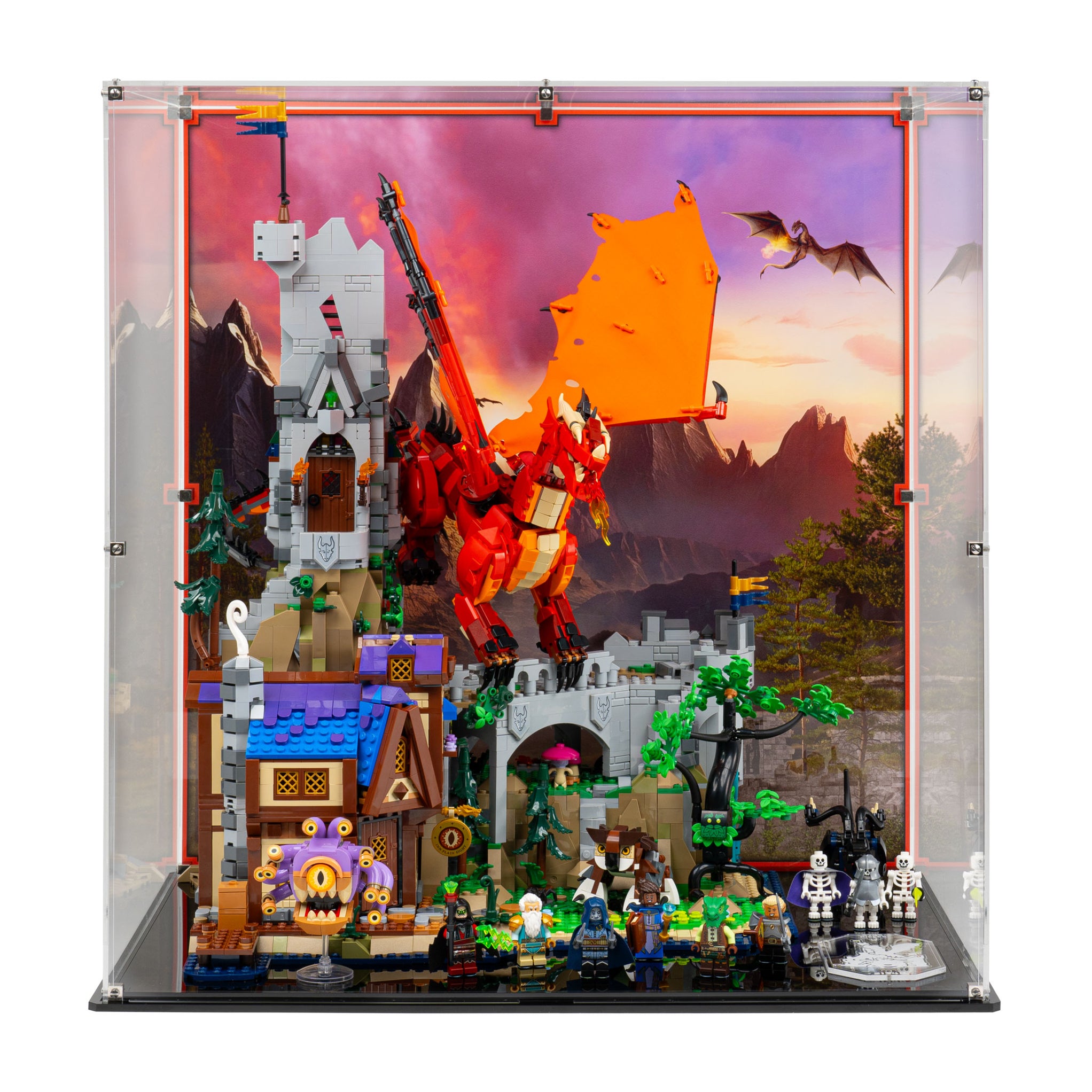 Display Case for LEGO Dungeons & Dragons 21348 — Wicked Brick