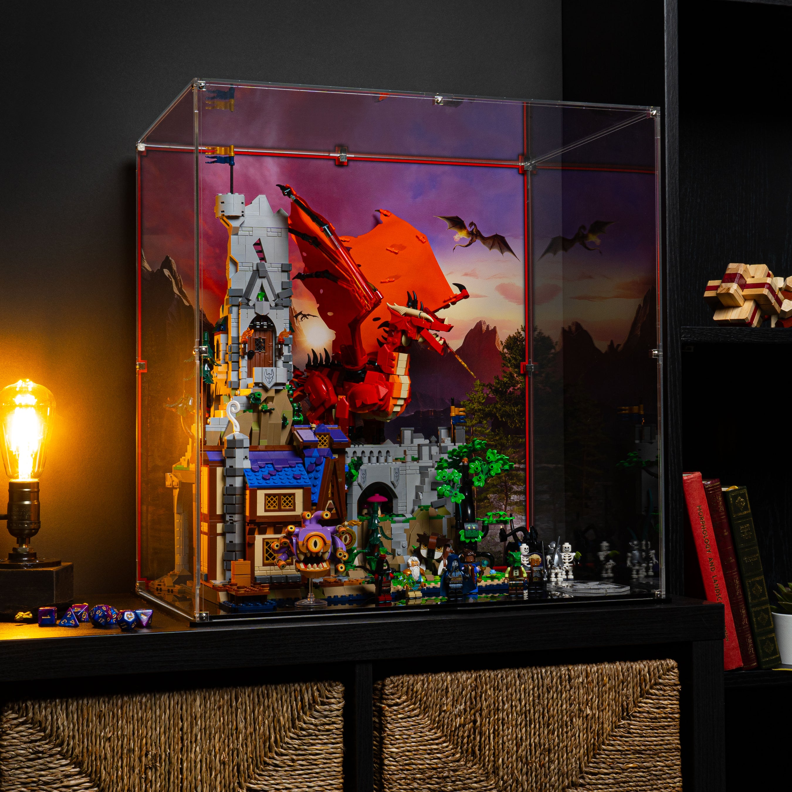 Display Case for LEGO® Dungeons & Dragons (21348) — Wicked Brick