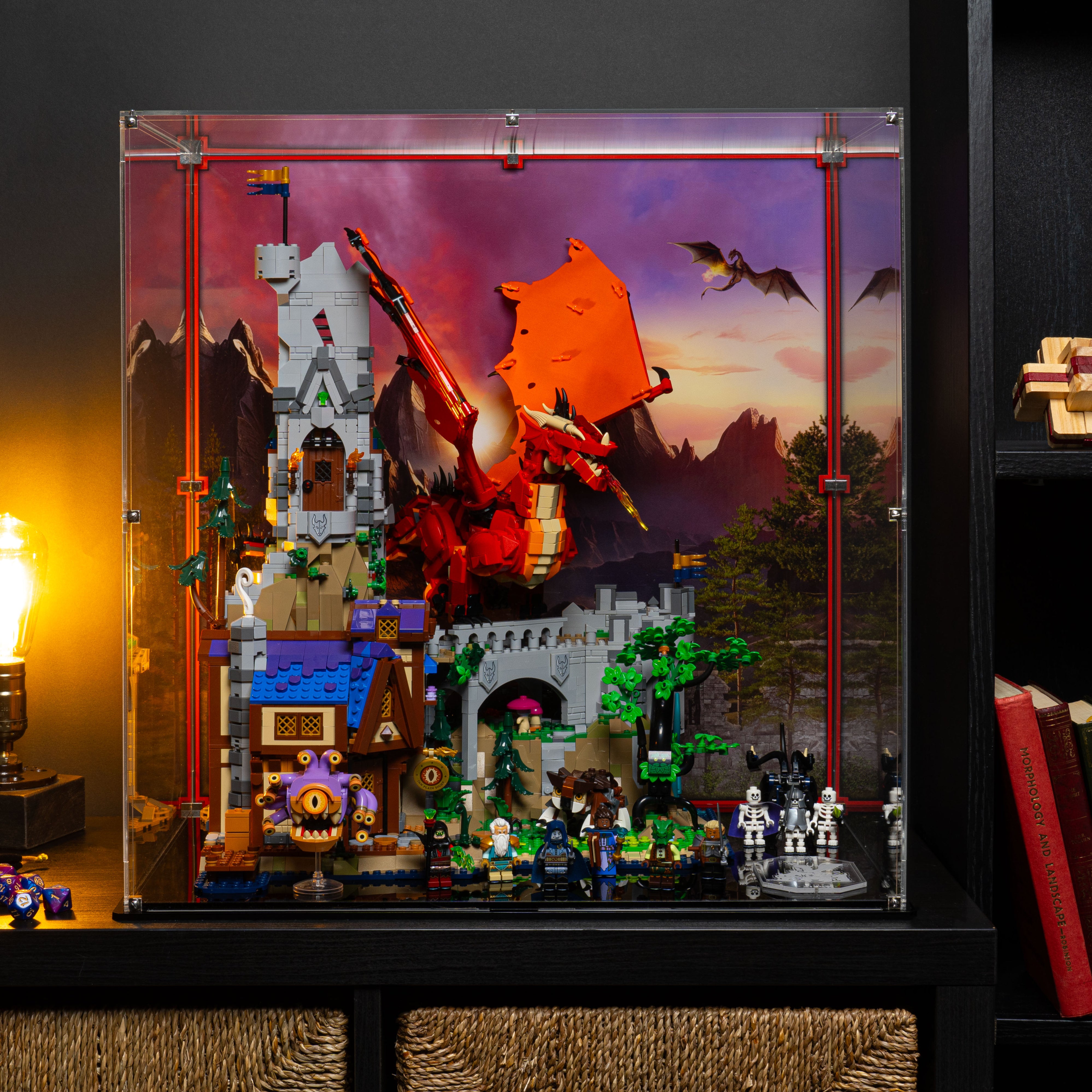 Display Case for LEGO Dungeons & Dragons 21348 — Wicked Brick