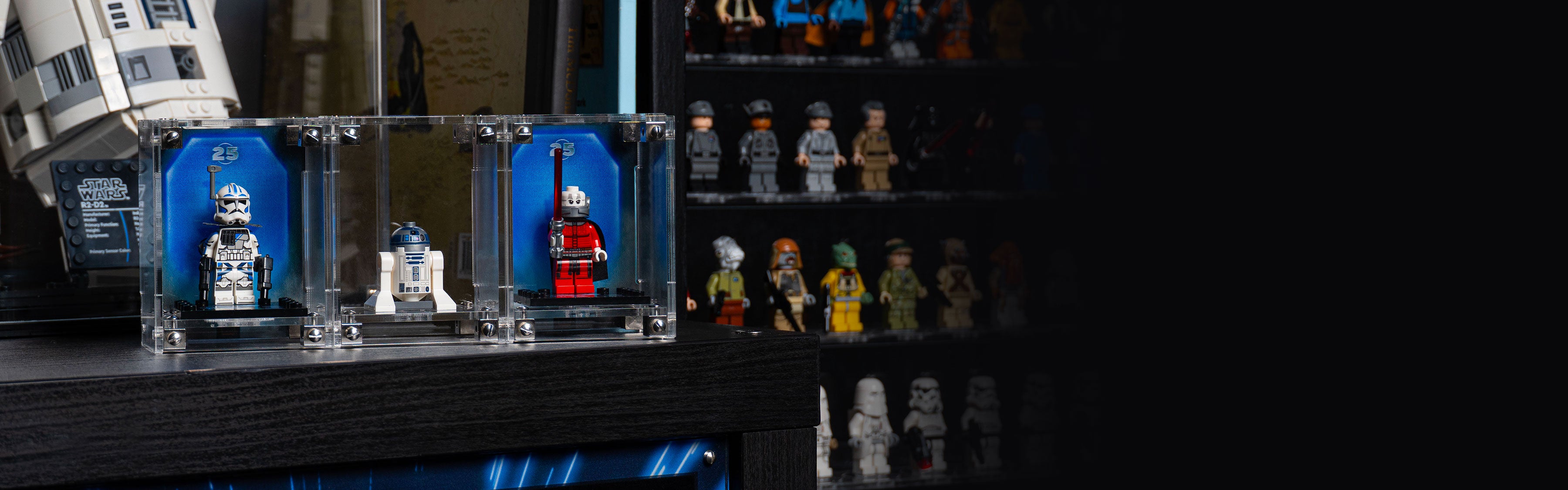 Display cases and stands for Pop Culture collectables — Wicked Brick
