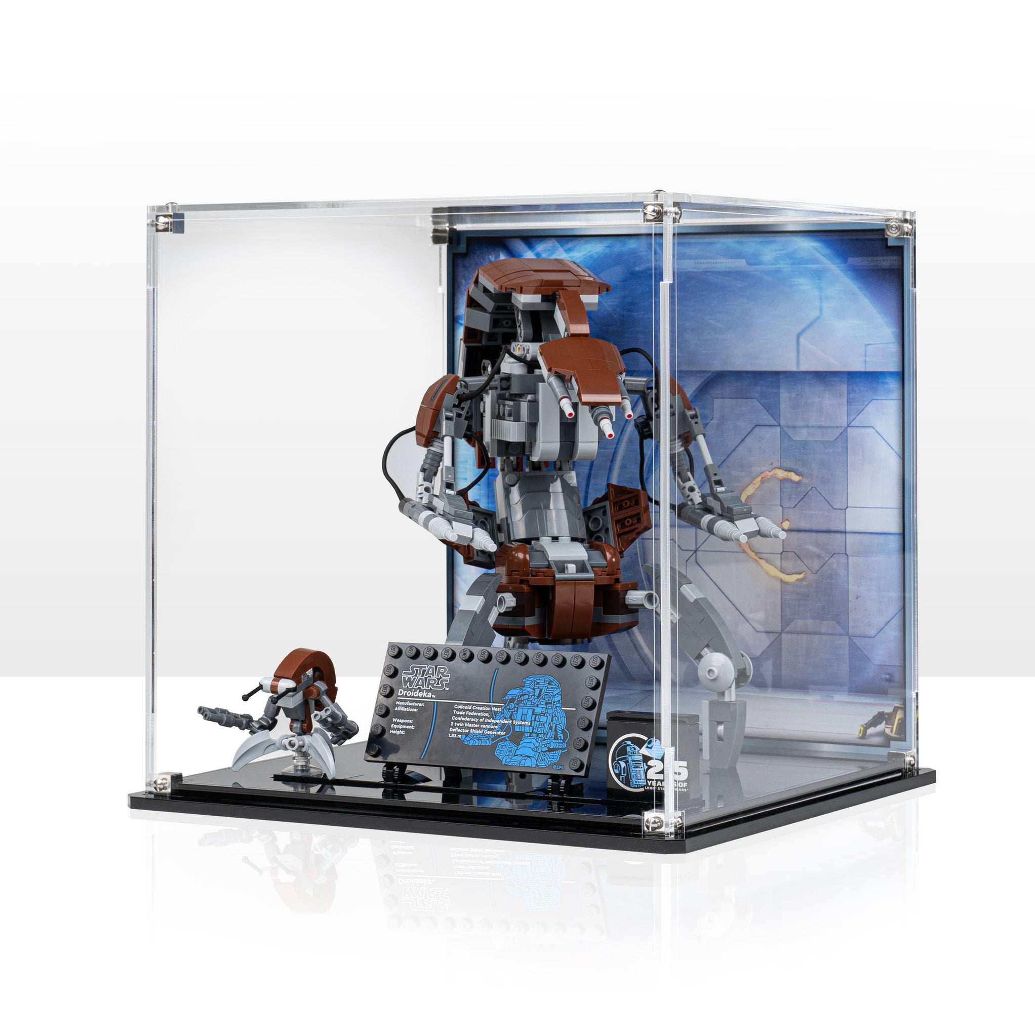 Display Case for LEGO Star Wars Droideka 75381 — Wicked Brick