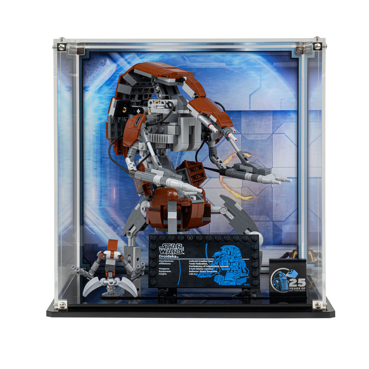 Display Case for LEGO® Star Wars Droideka (75381) — Wicked Brick