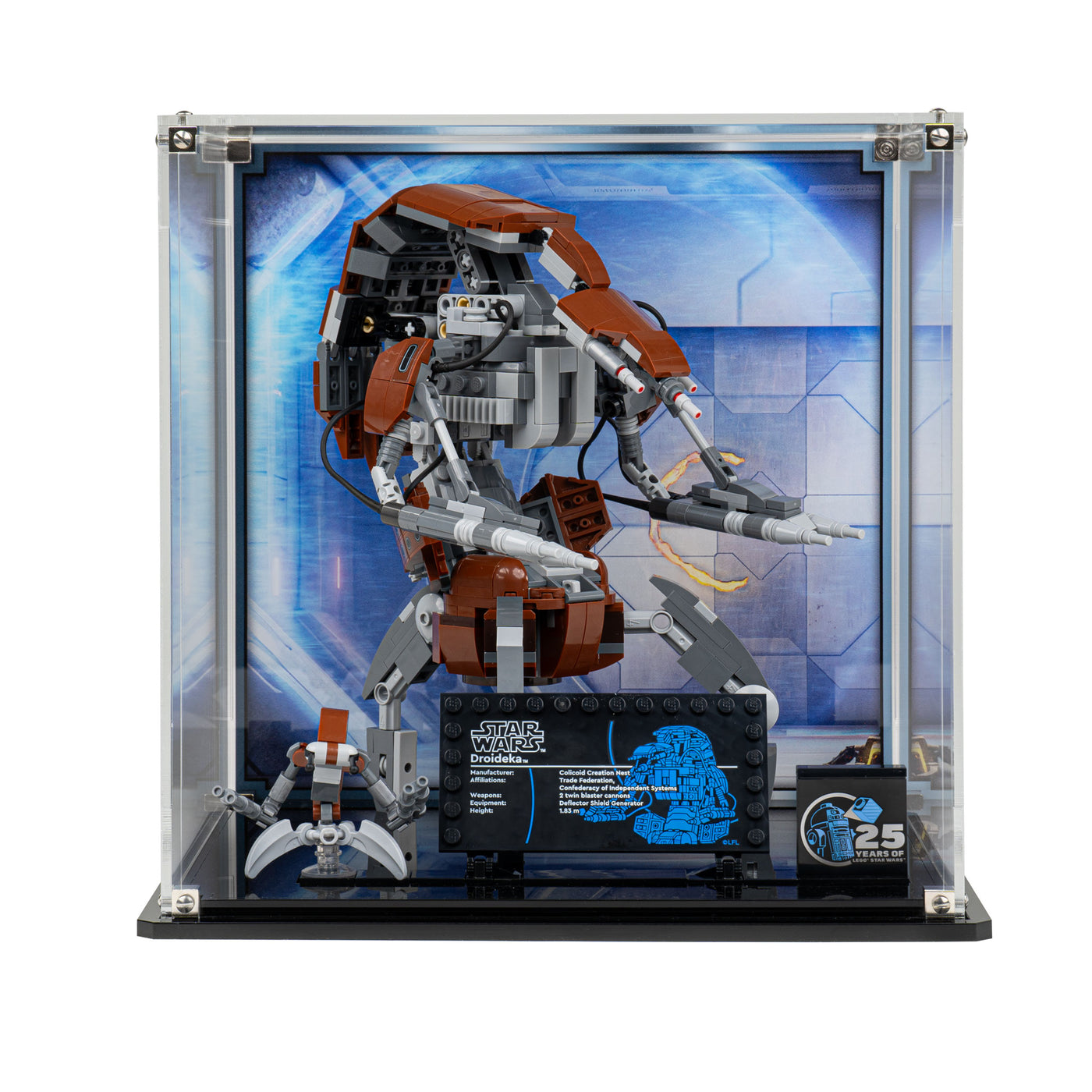 Display Case for LEGO Star Wars Droideka 75381 — Wicked Brick