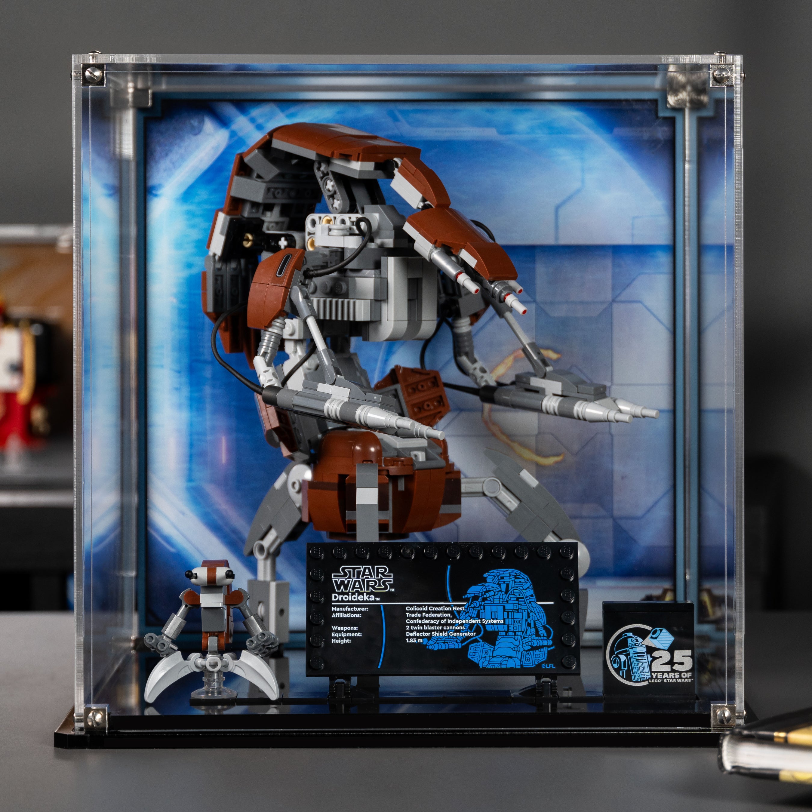 Display Case for LEGO® Star Wars Droideka (75381) — Wicked Brick