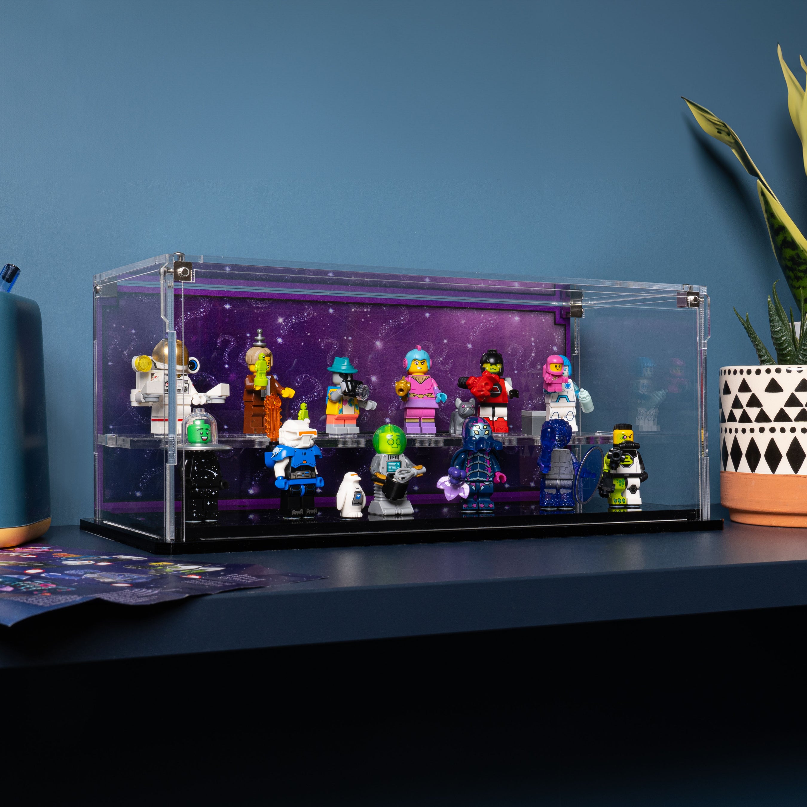Display Case for LEGO Space Minifigures Series 26 71046 — Wicked Brick