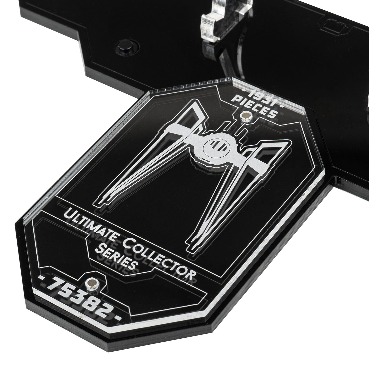 Display Stand for LEGO® Star Wars TIE Interceptor™ (75382) — Wicked Brick