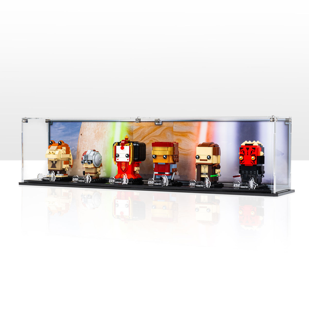 Display Case for LEGO® BrickHeadz The Phantom Menace (40676) — Wicked Brick