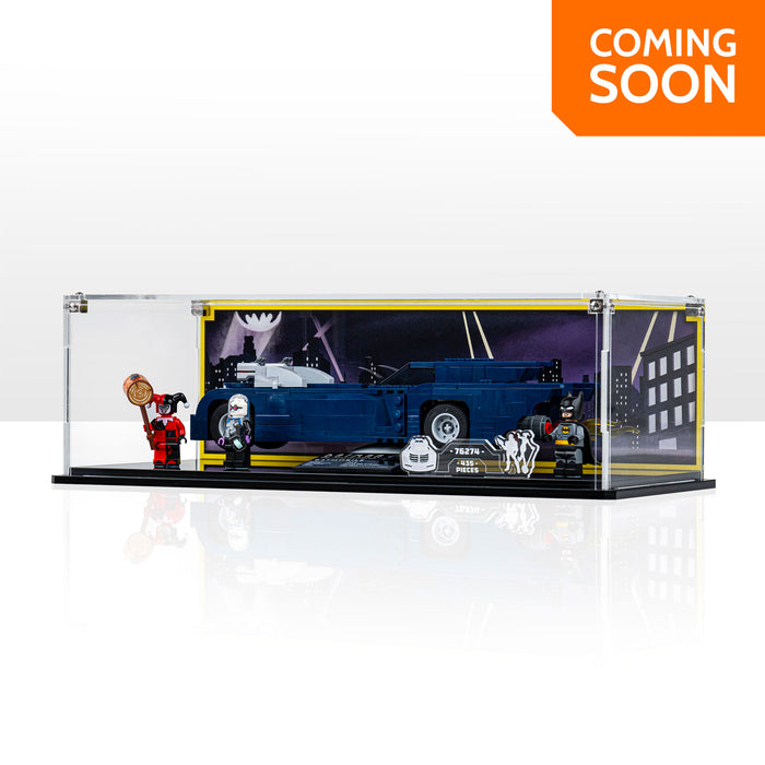 Display case for LEGO Batman: Batman™ with the Batmobile™ vs. Harley Q ...