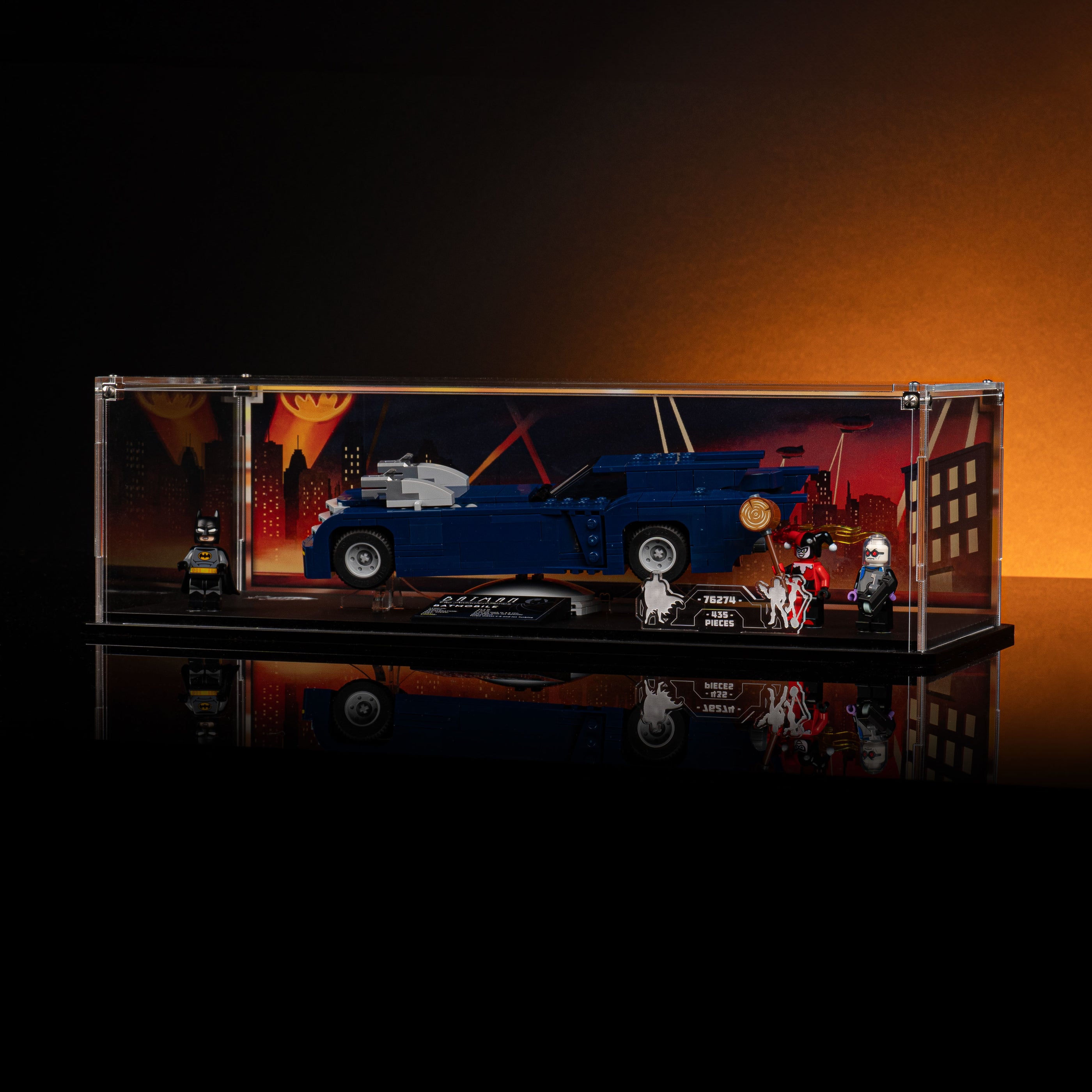 Display Case for LEGO Batman Batmobile Harley Quinn Mr. Freeze 76274 ...
