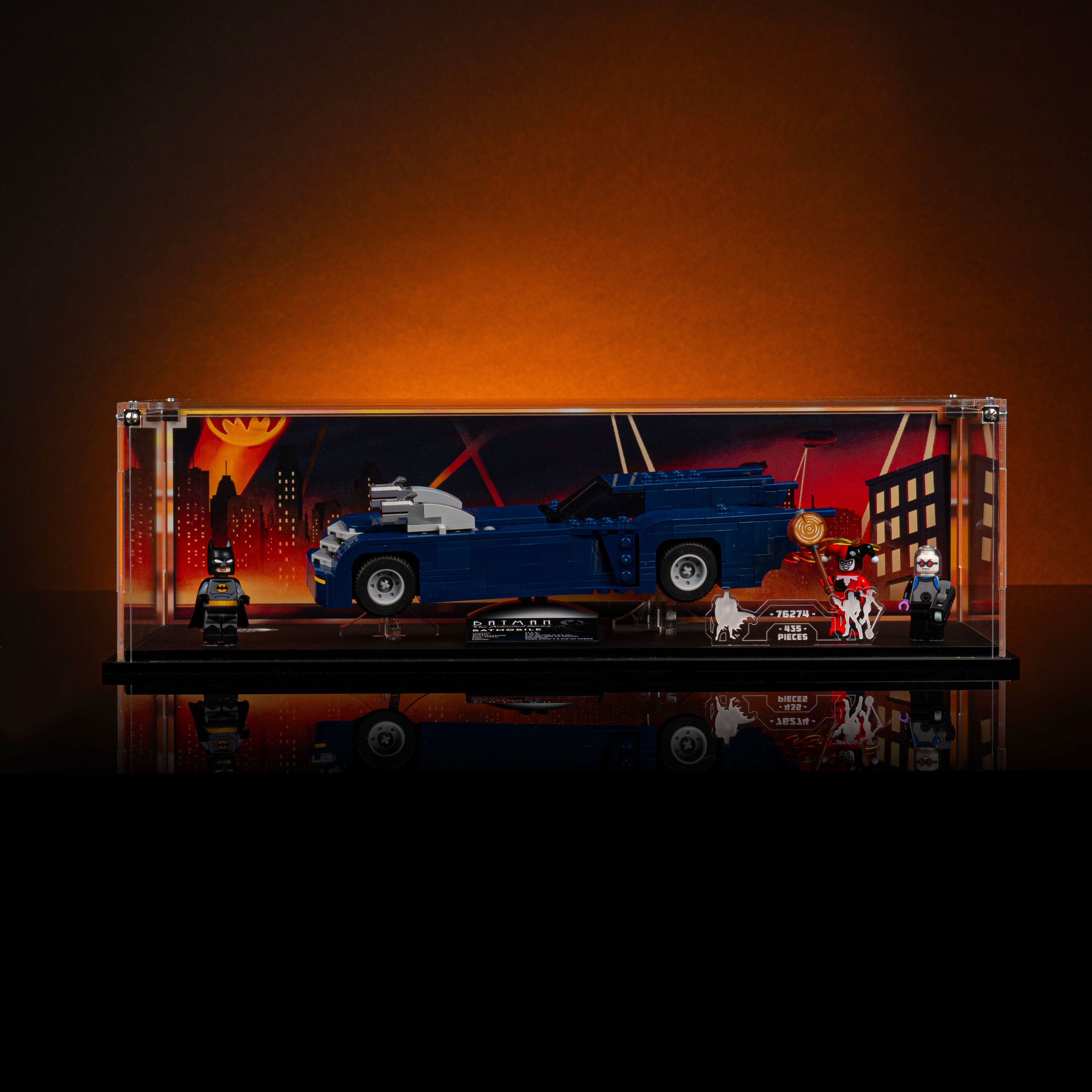 Display Case for LEGO Batman Batmobile Harley Quinn Mr. Freeze 76274 ...