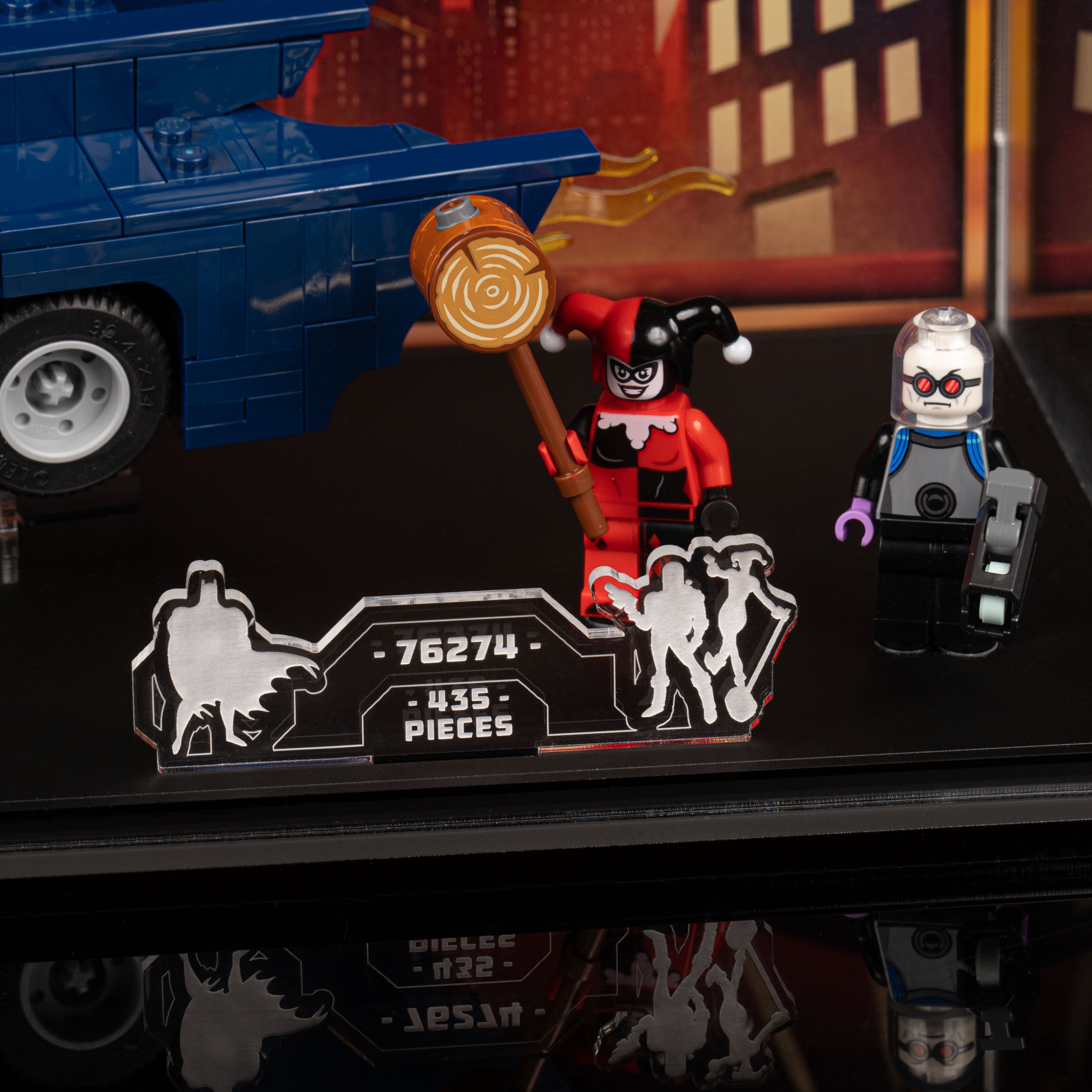 Display Case for LEGO Batman Batmobile Harley Quinn Mr. Freeze 76274 ...