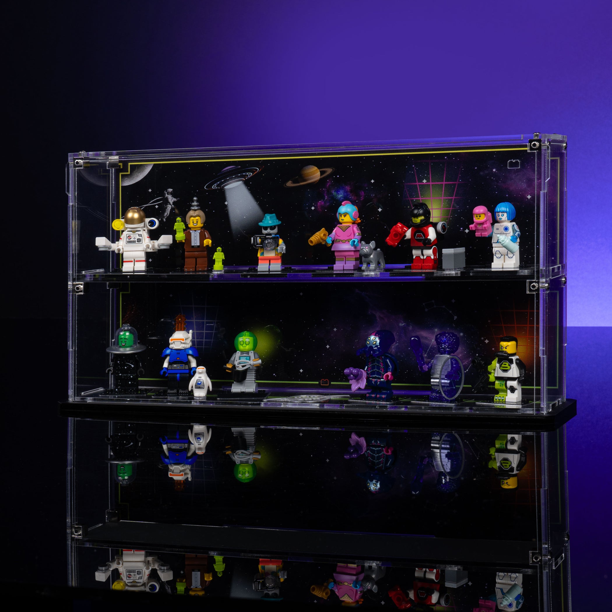 Limited Edition Display Case for LEGO® Space Minifigures Series 26 (71 ...