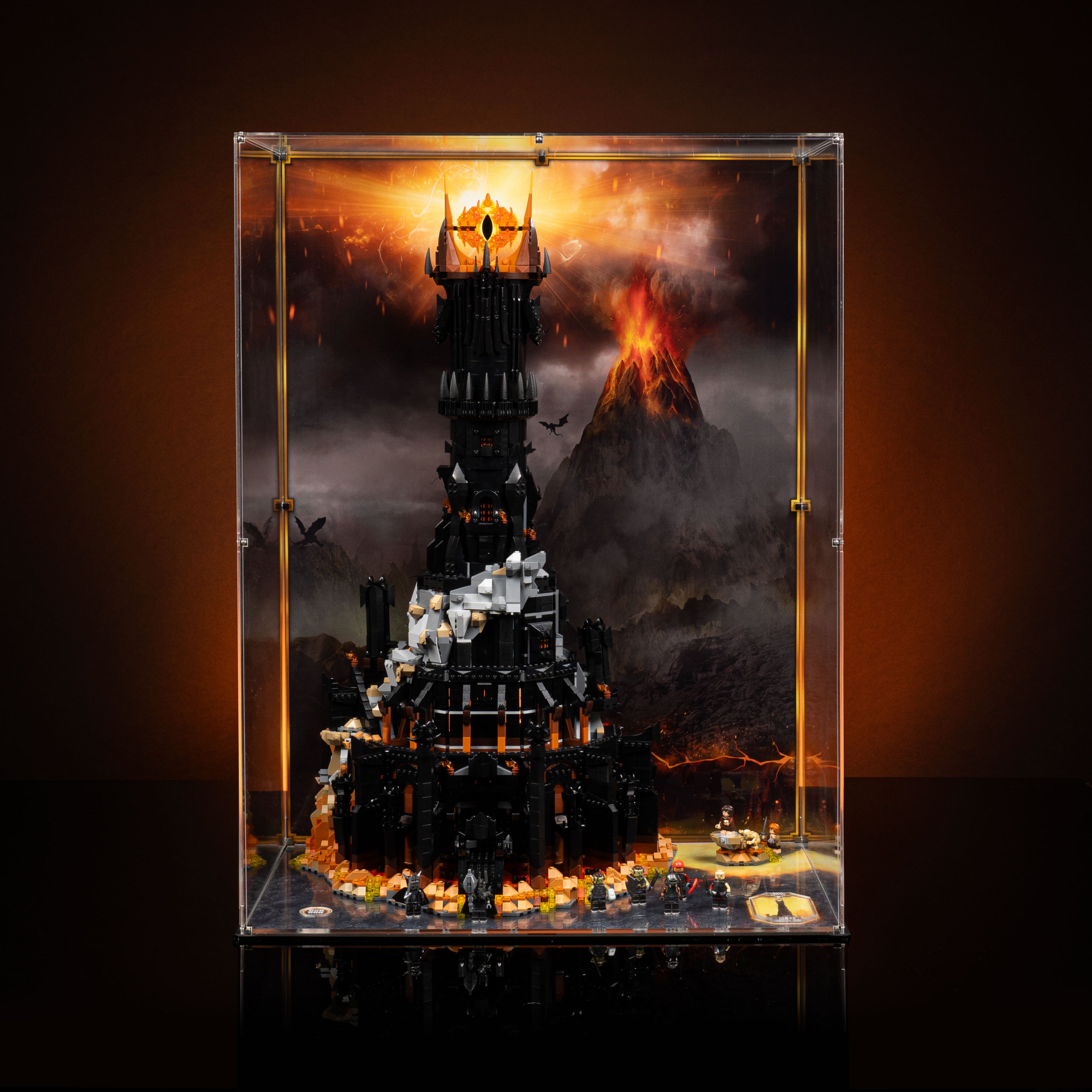 Display Case for LEGO The Lord of the Rings Barad-dûr 10333 — Wicked Brick