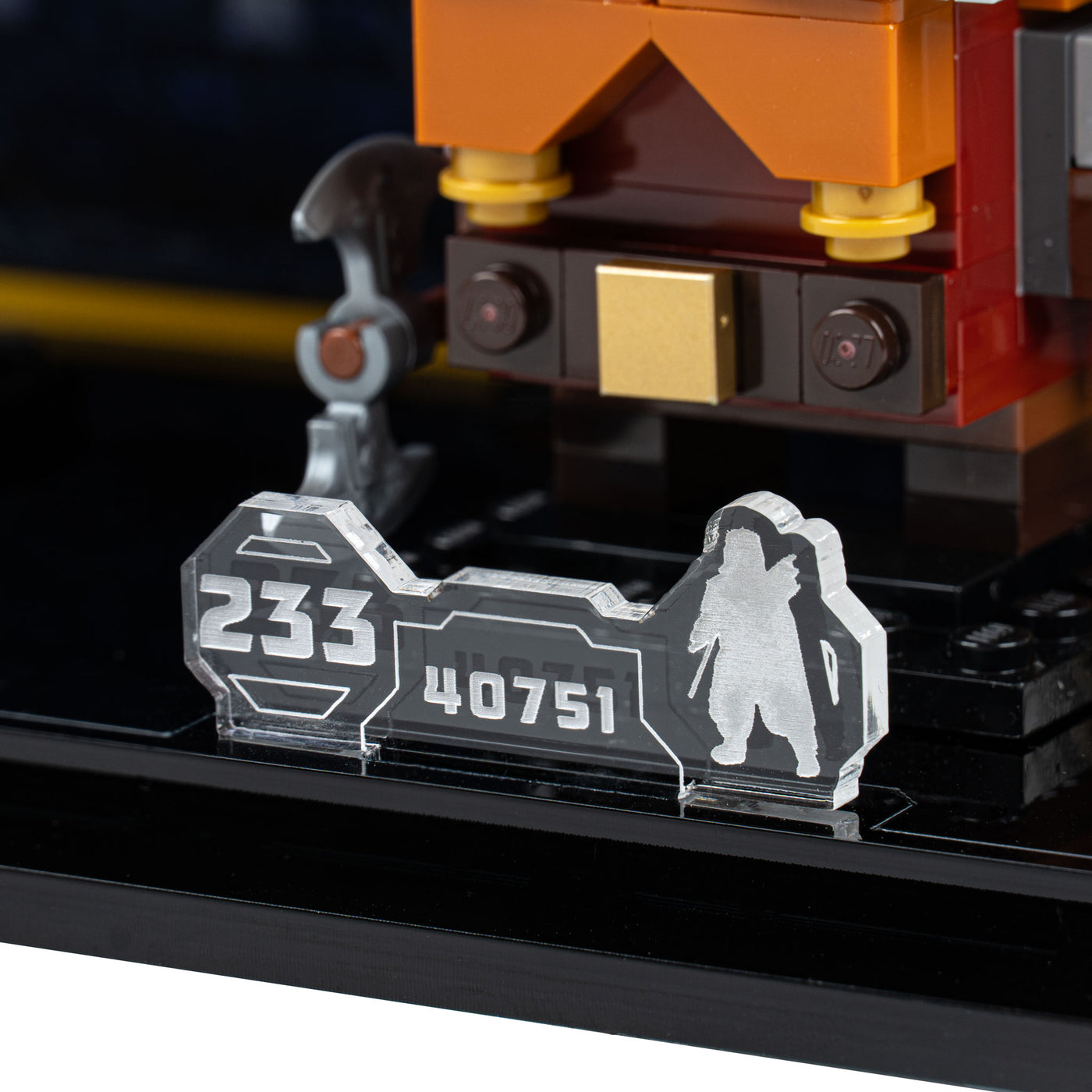 Display Case for LEGO BrickHeadz Legolas & Gimli 40751 — Wicked Brick