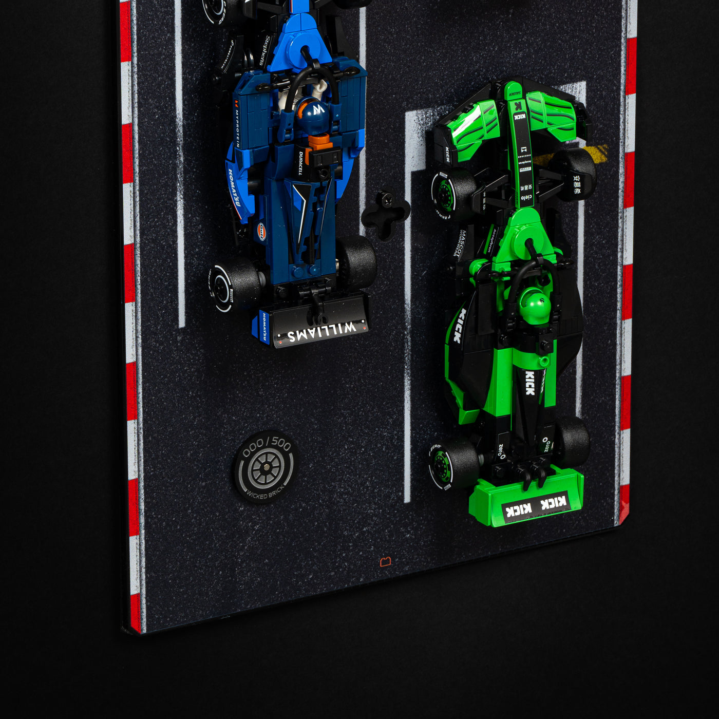 Display Stand for 10 x LEGO Speed Champions Formula 1 Range — Wicked Brick