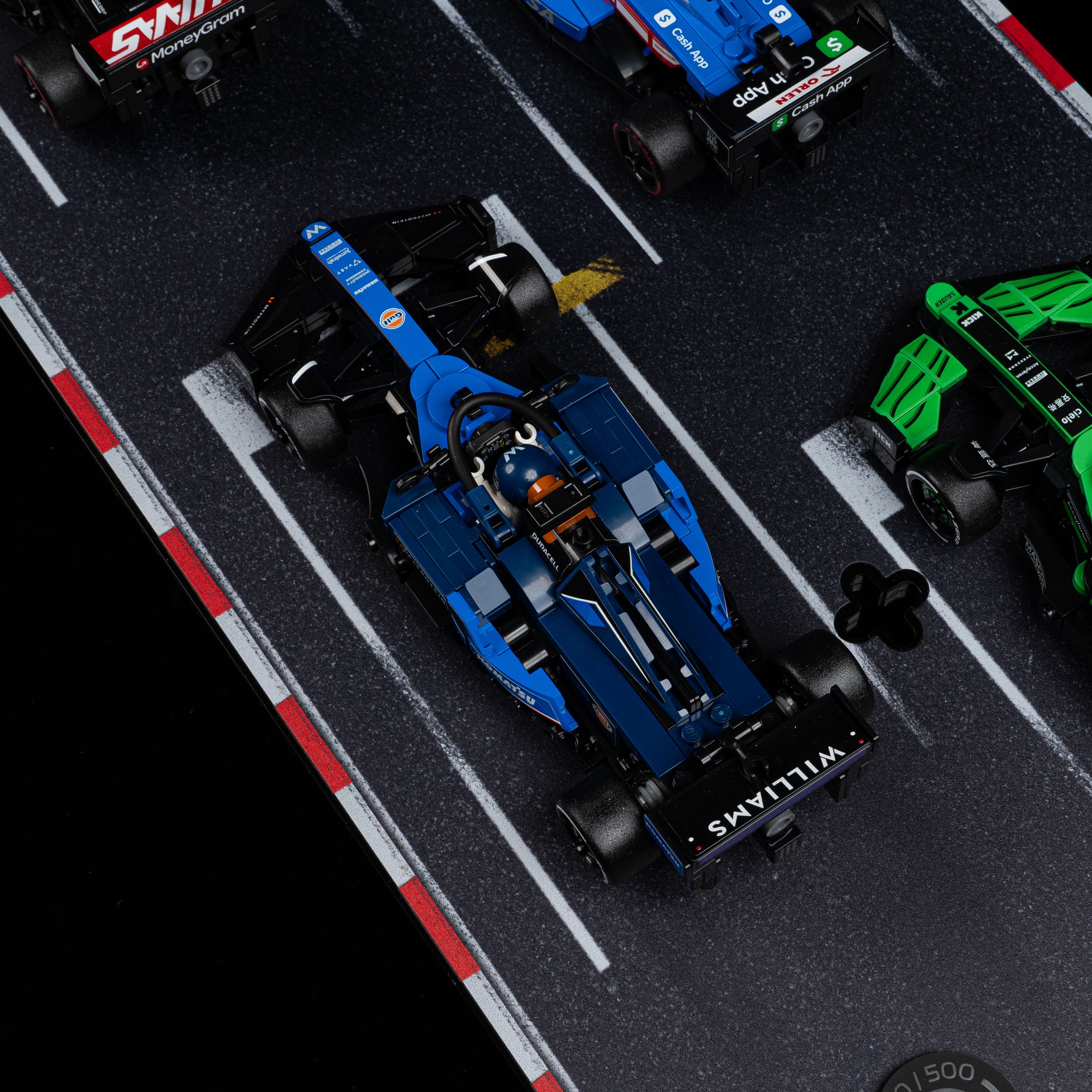 Display Stand for 10 x LEGO Speed Champions Formula 1 Range — Wicked Brick