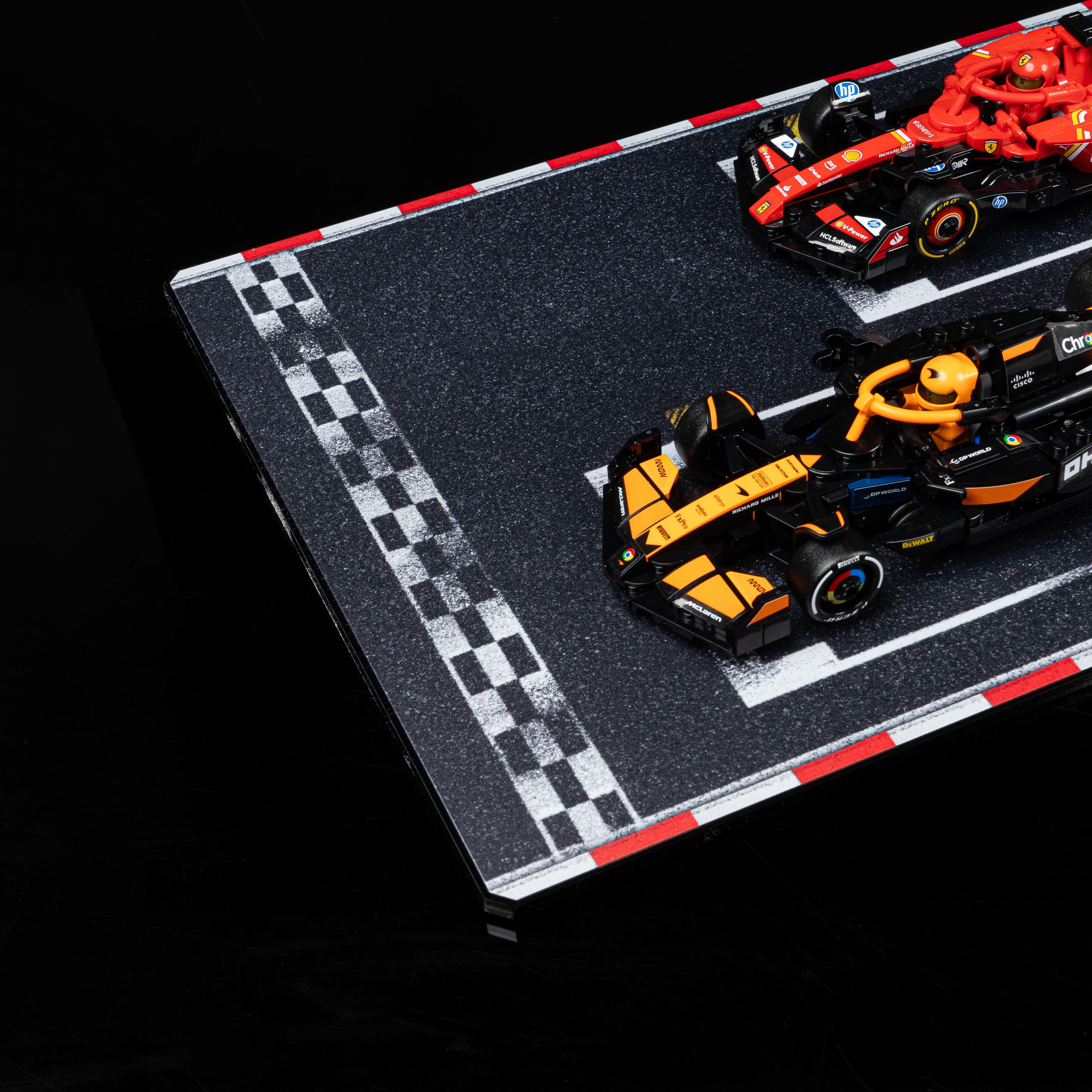 Display Stand for 10 x LEGO Speed Champions Formula 1 Range — Wicked Brick