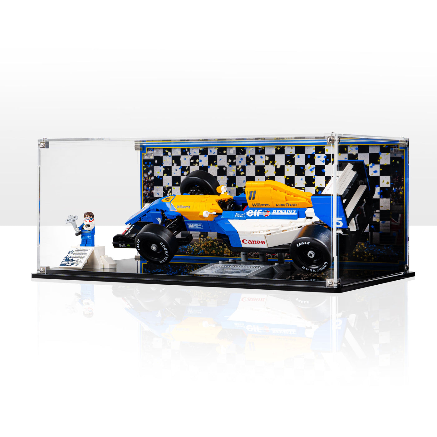 Display Case for LEGO® Icons: Williams Racing FW14B & Nigel Mansell (1 ...