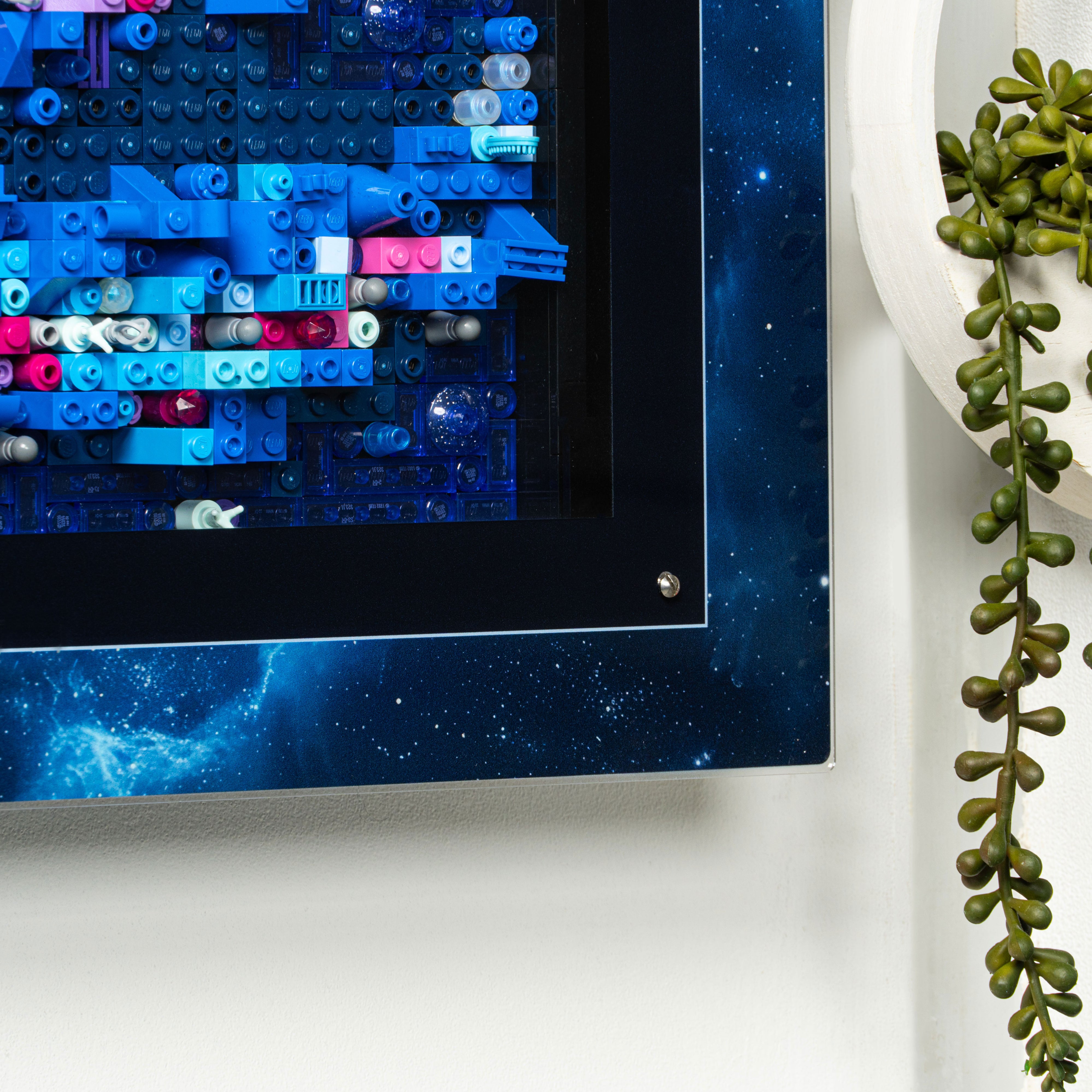 Wall Mounted Display Case for LEGO Art The Milky Way Galaxy 31212 ...