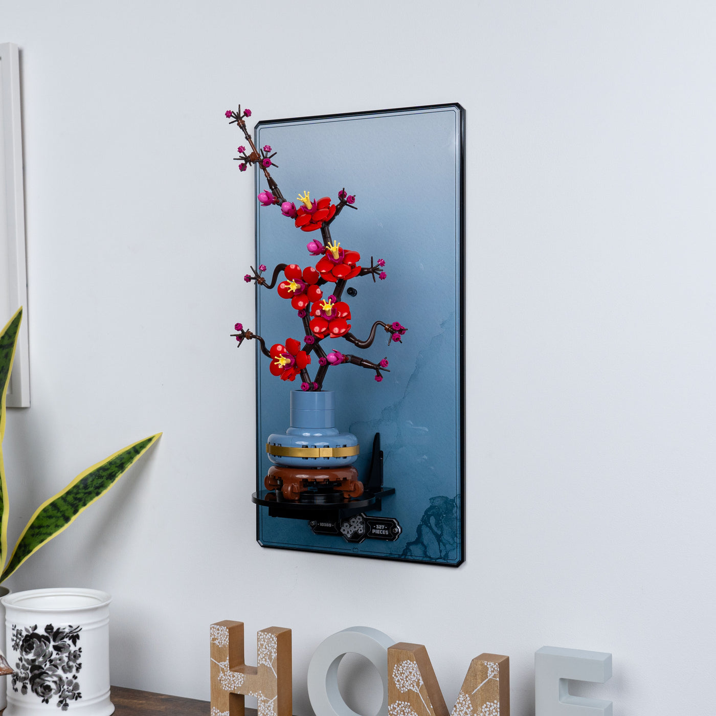 Wall Mounted Display Stand for LEGO® Botanicals Plum Blossom Flower (1 ...