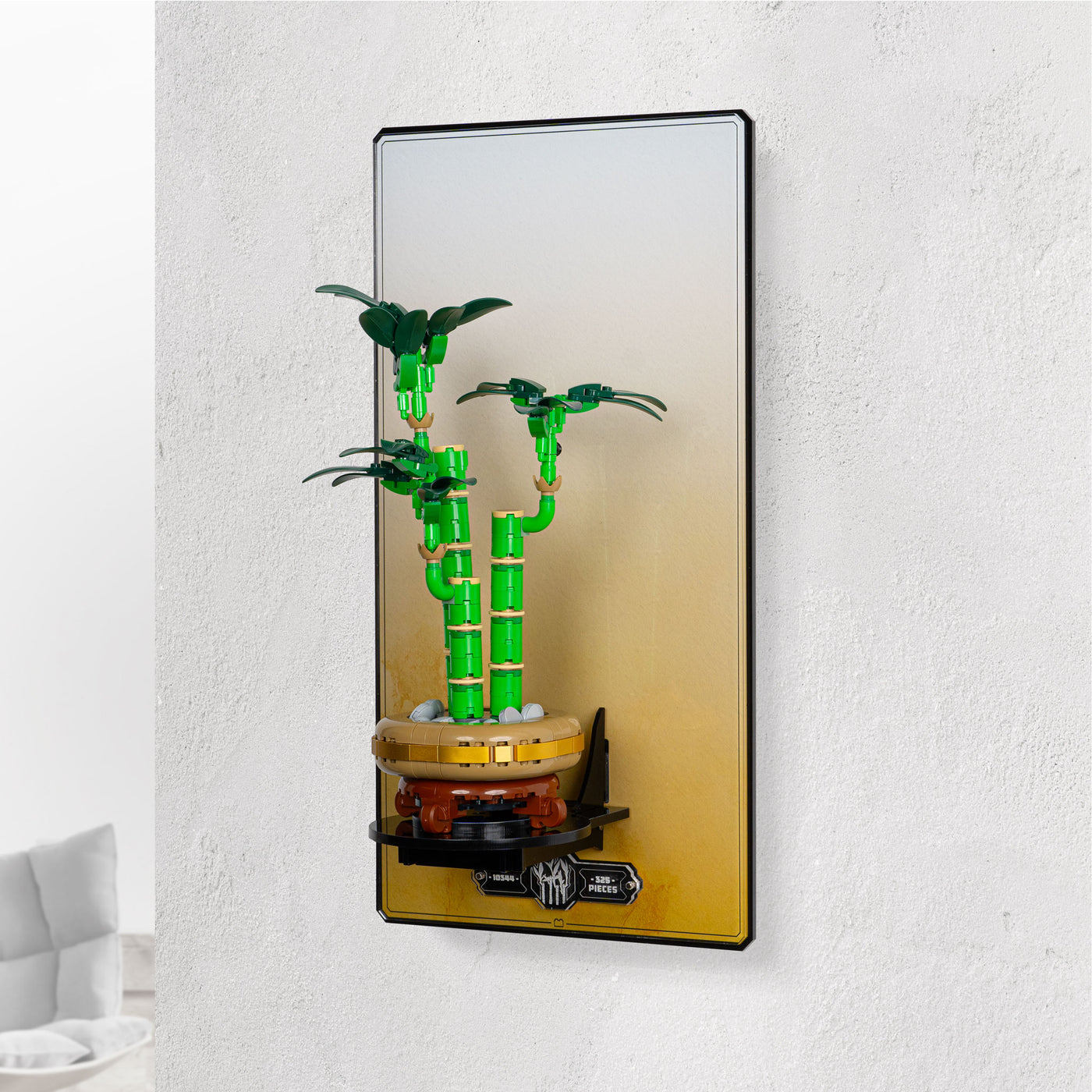 Wall Mounted Display Stand for LEGO® Botanicals Lucky Bamboo (10344 ...